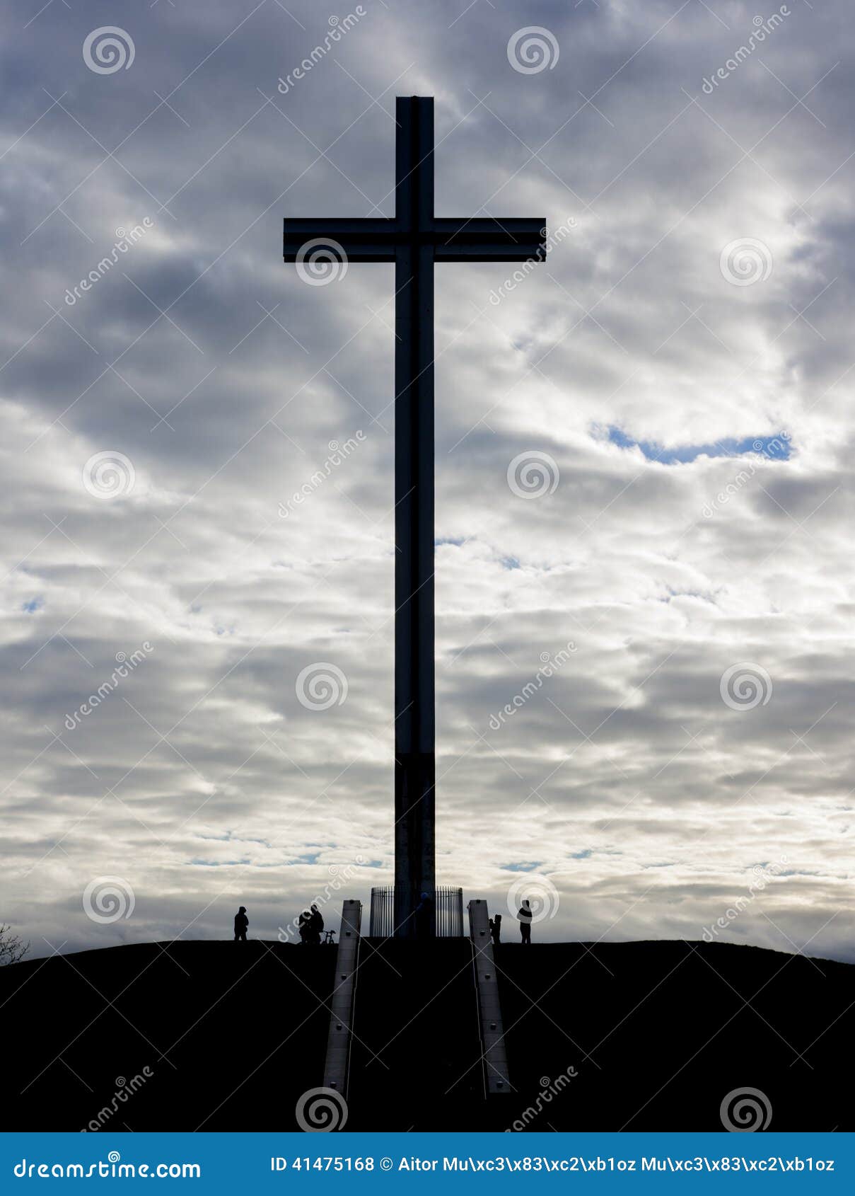 Cross commemorating Pope stock photo. Image of catholic - 41475168