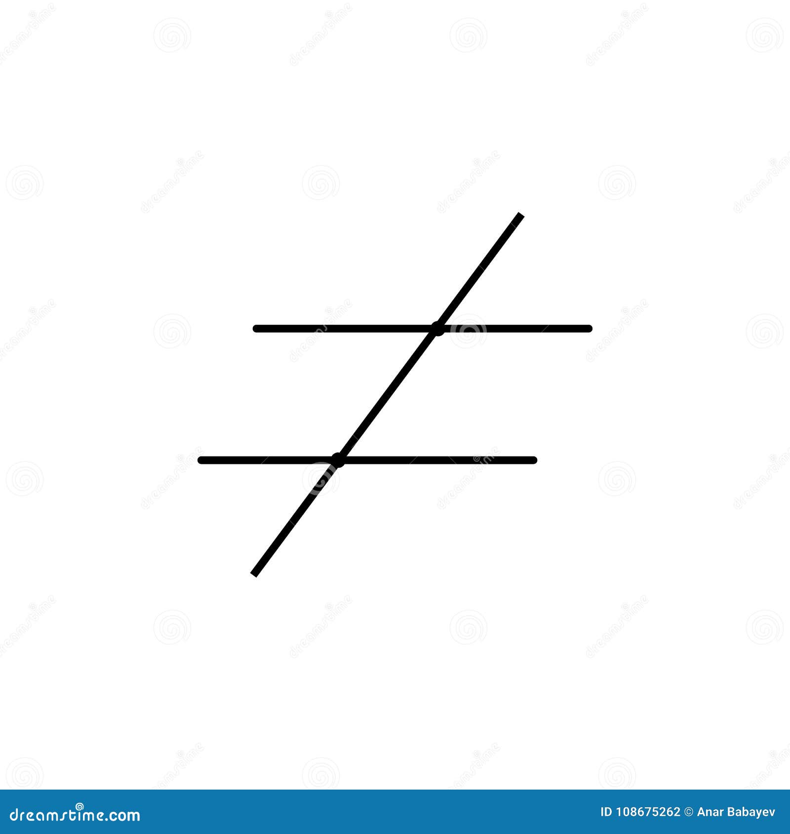 Cross Corners Icon. Geometric Figure Element for Mobile Concept and Web ...