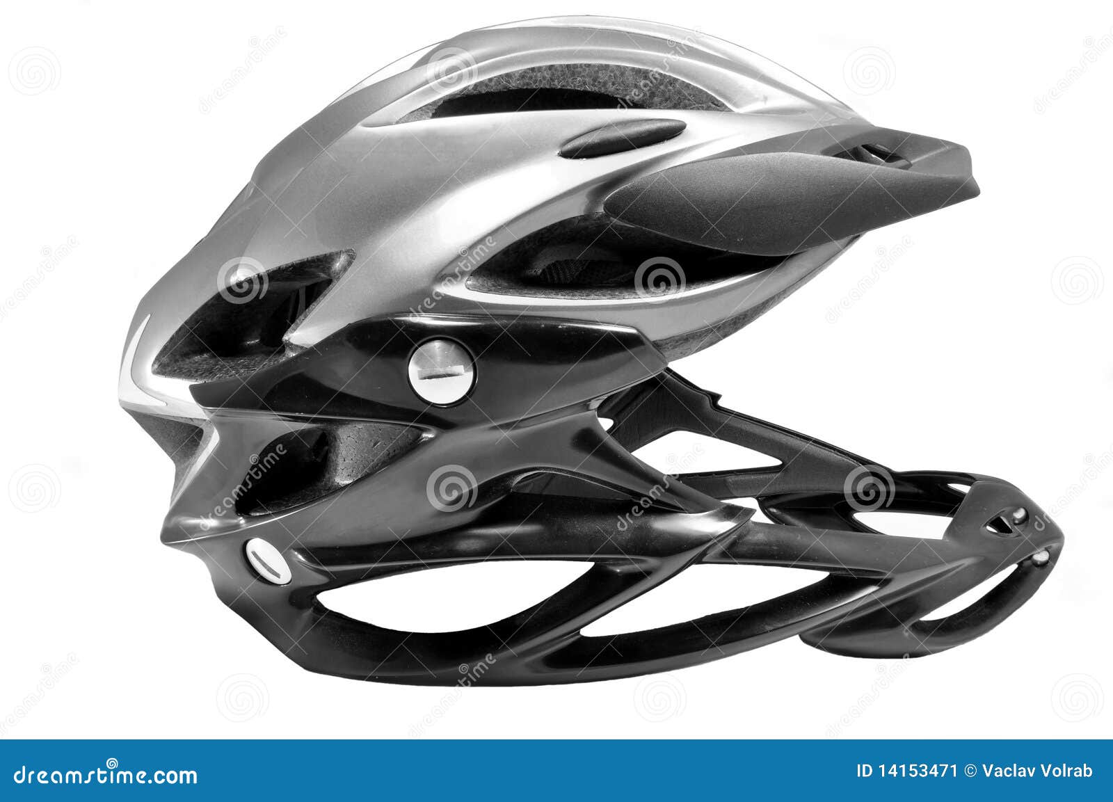 Cross Country Plastic Helmet Stock Image - Image of green, injury: 14153471