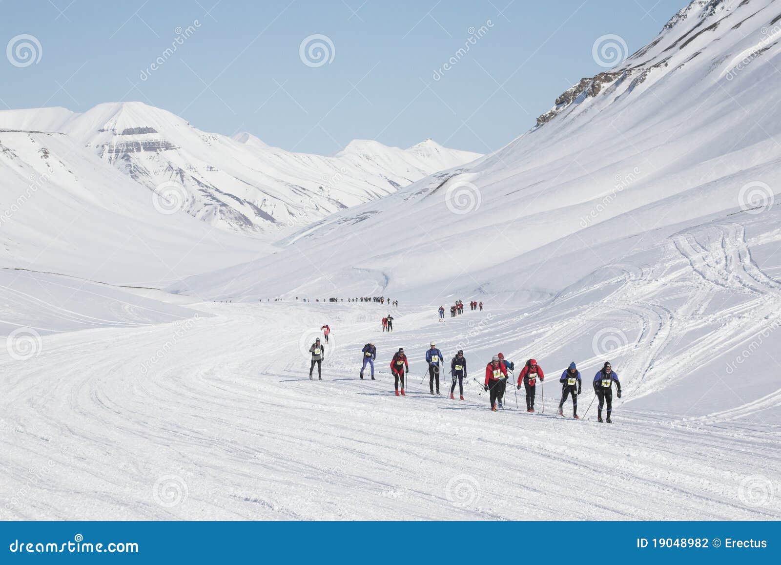 Cross Country Ski Marathon Svalbard Marathon Editorial Photography ...