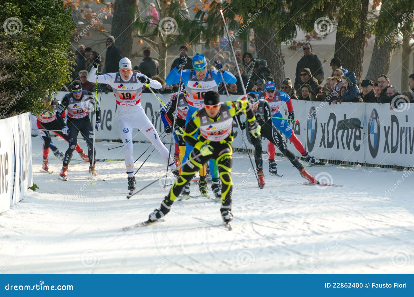 Nordic ski race editorial image. Image of marathon, sports - 22862400