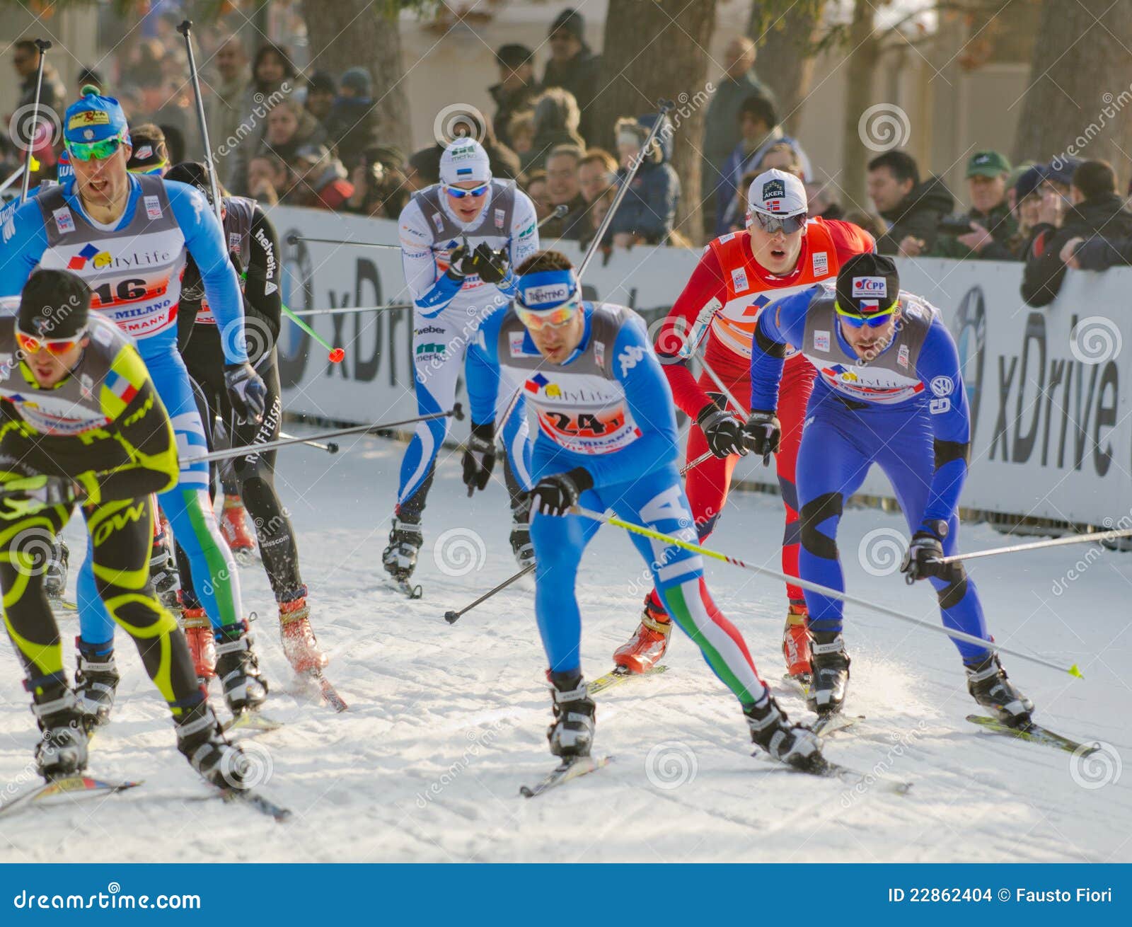 Nordic ski race editorial stock image. Image of marathon - 22862404