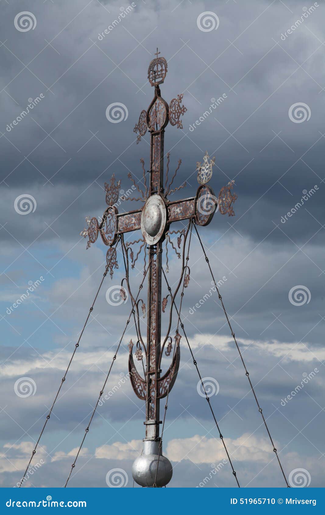 Cross and Crescent stock photo. Image of crescent, steel - 51965710