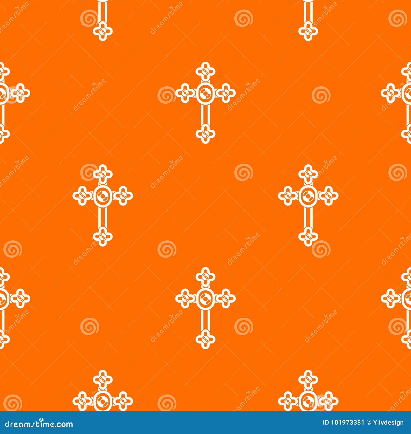 Cross with Diamonds Pattern Seamless Stock Vector - Illustration of ...