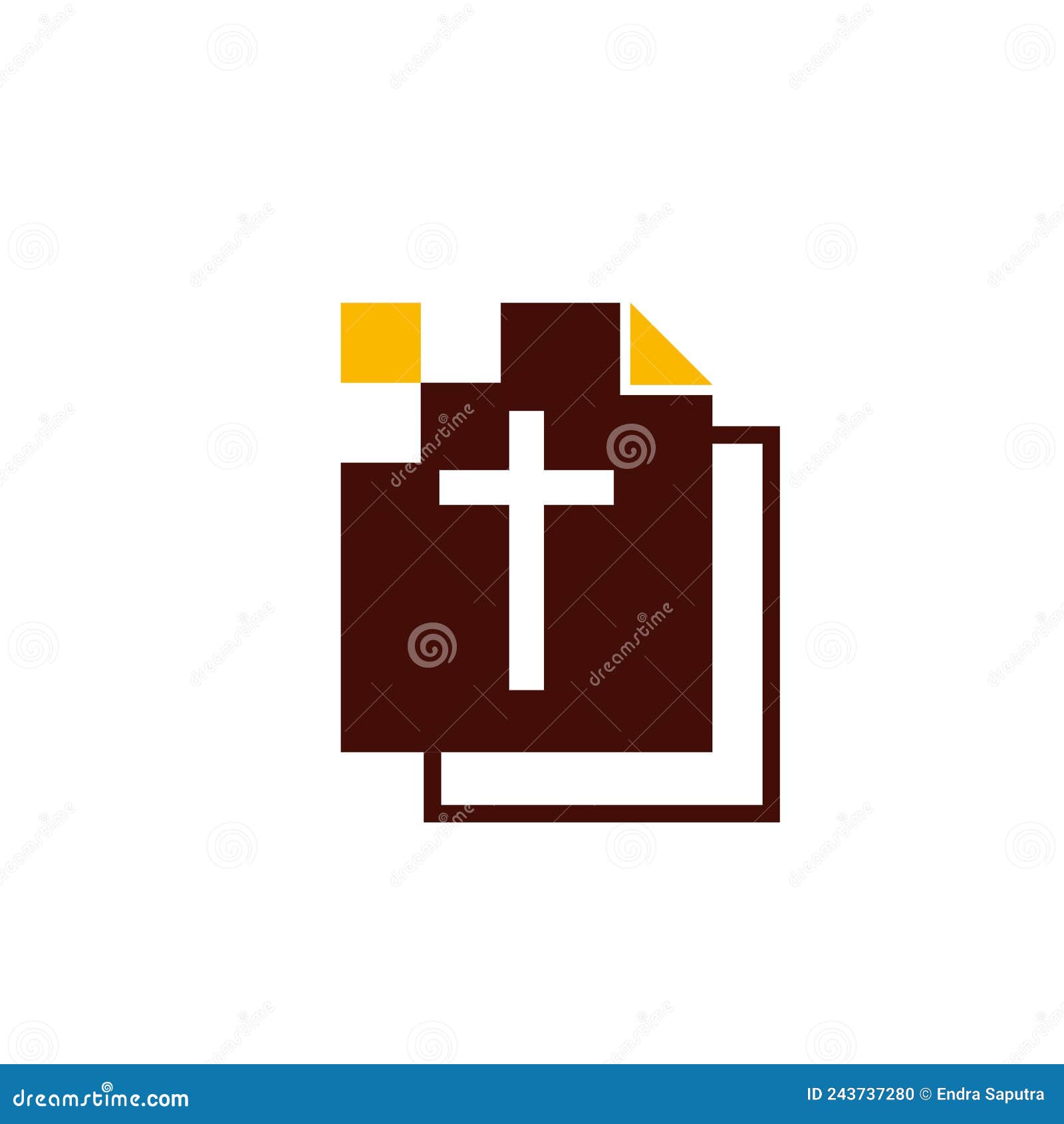 Cross document symbol icon stock vector. Illustration of white - 243737280