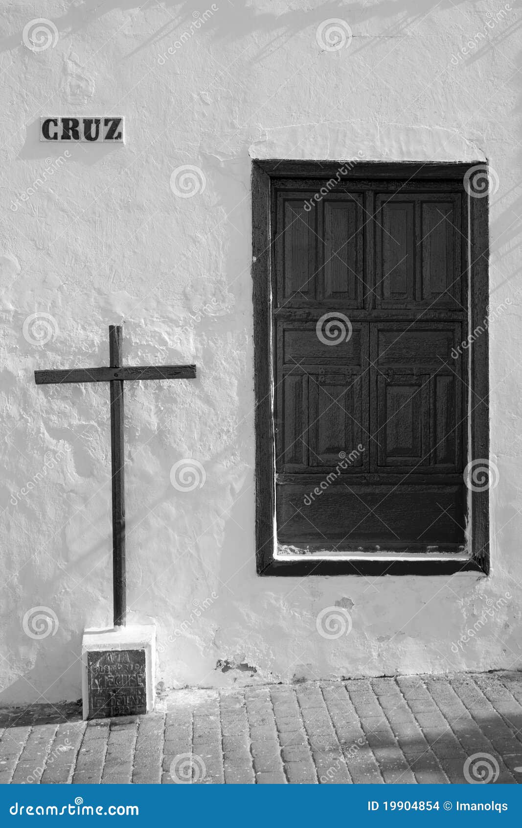 Cross and door stock photo. Image of door, cross, wooden - 19904854