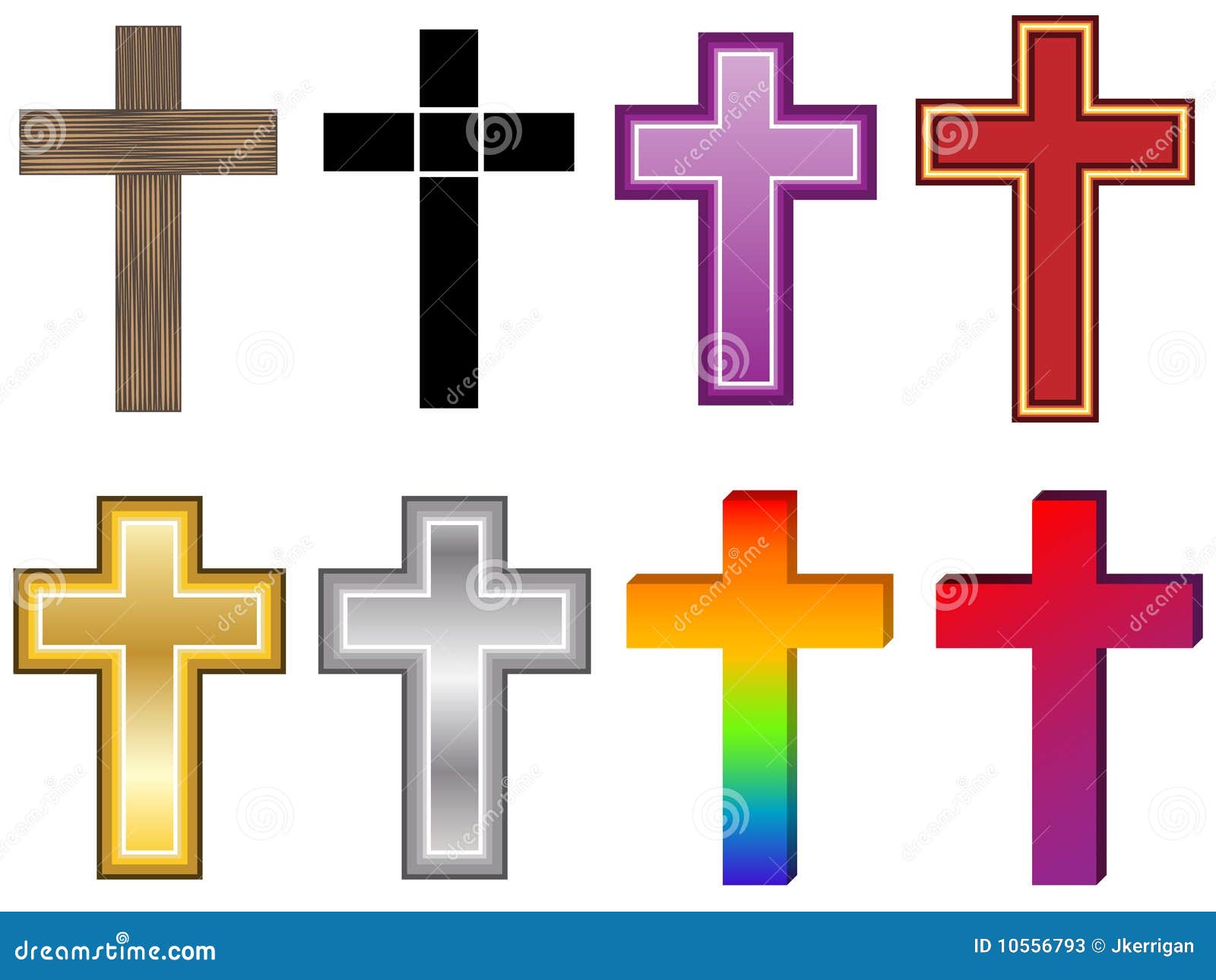 Cross Elements stock vector. Illustration of church, holy - 10556793