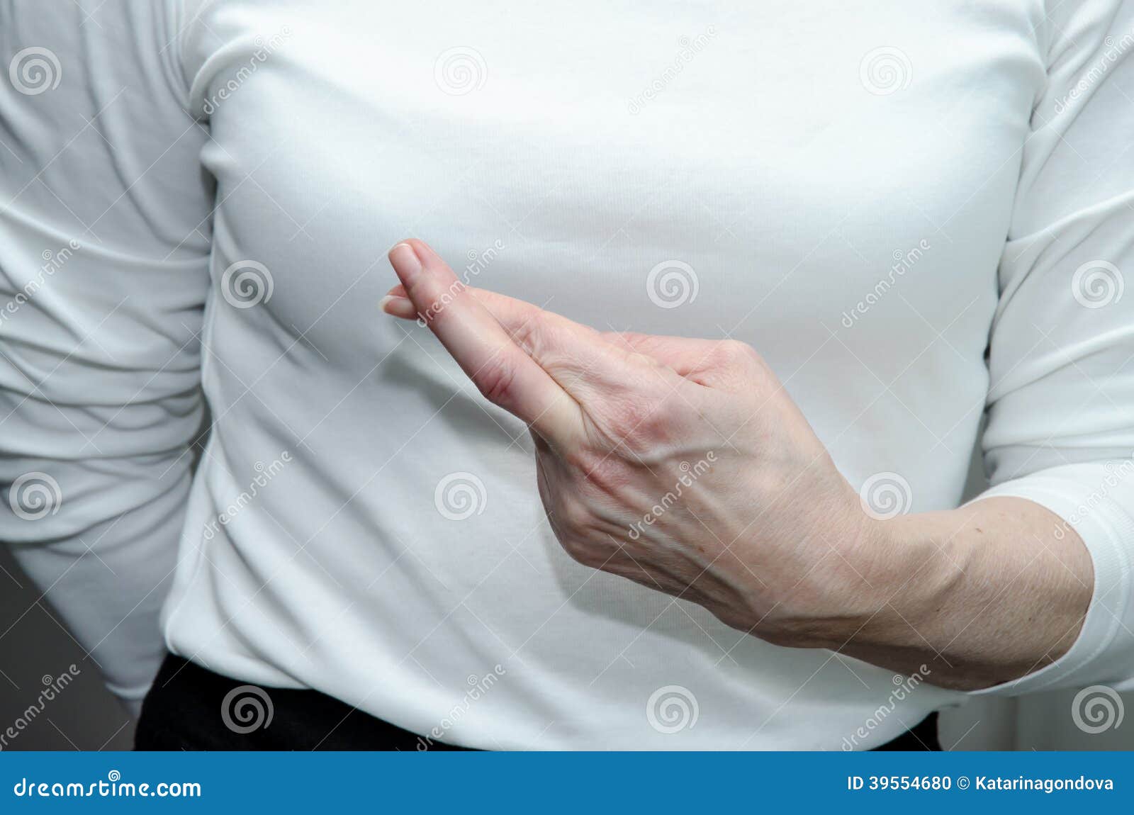 Cross fingers gesture stock photo. Image of idea, unrecognisable - 39554680