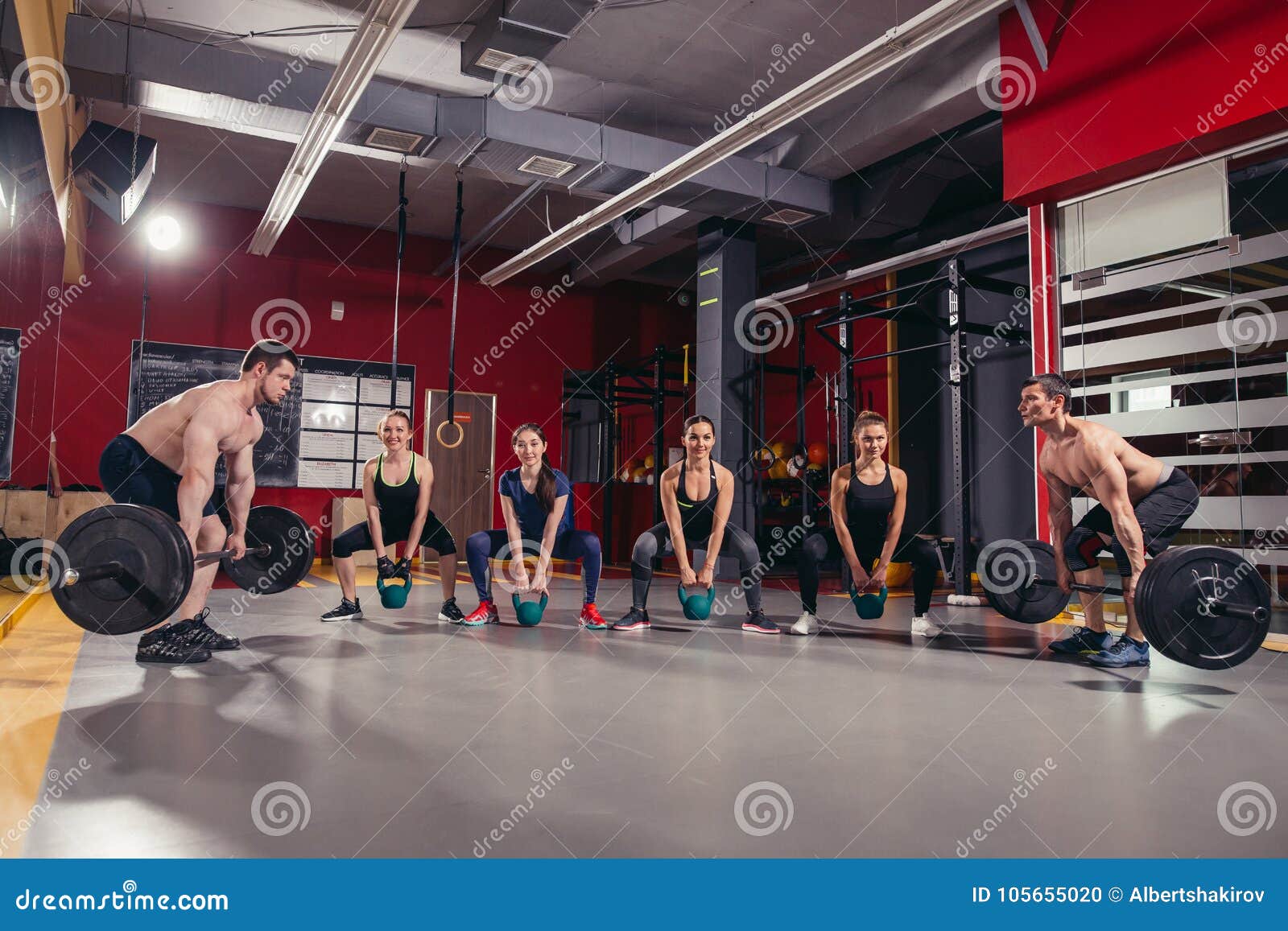 Cross fit in the team stock photo. Image of fitness - 105655020