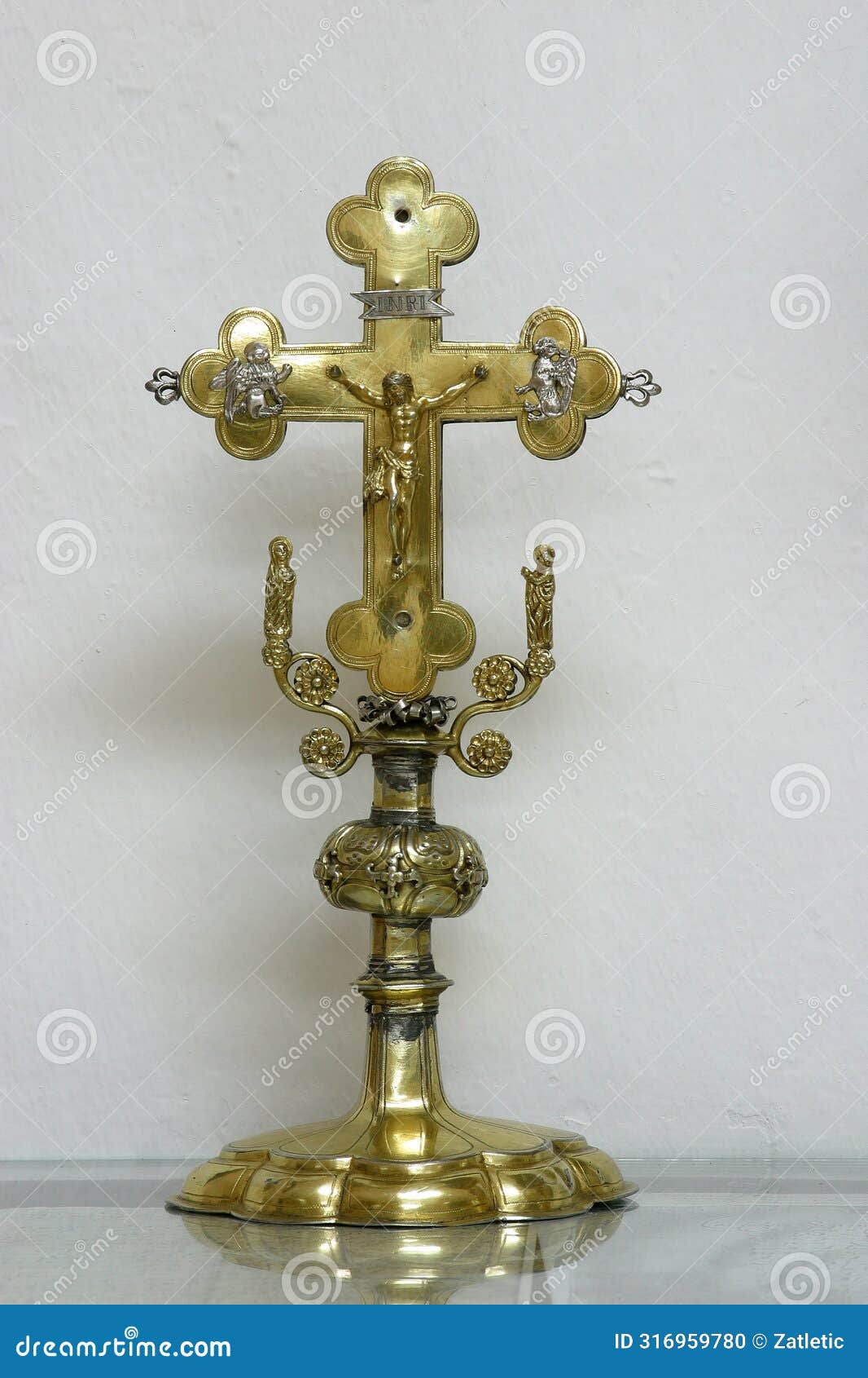 Cross in the Franciscan Monastery in Krapina, Croatia Stock Photo ...