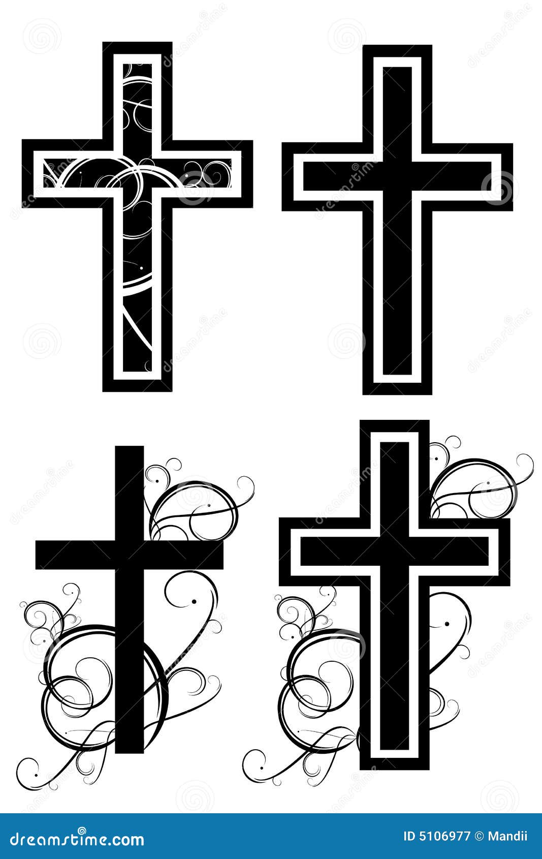Cross with graphic stock illustration. Illustration of special - 5106977