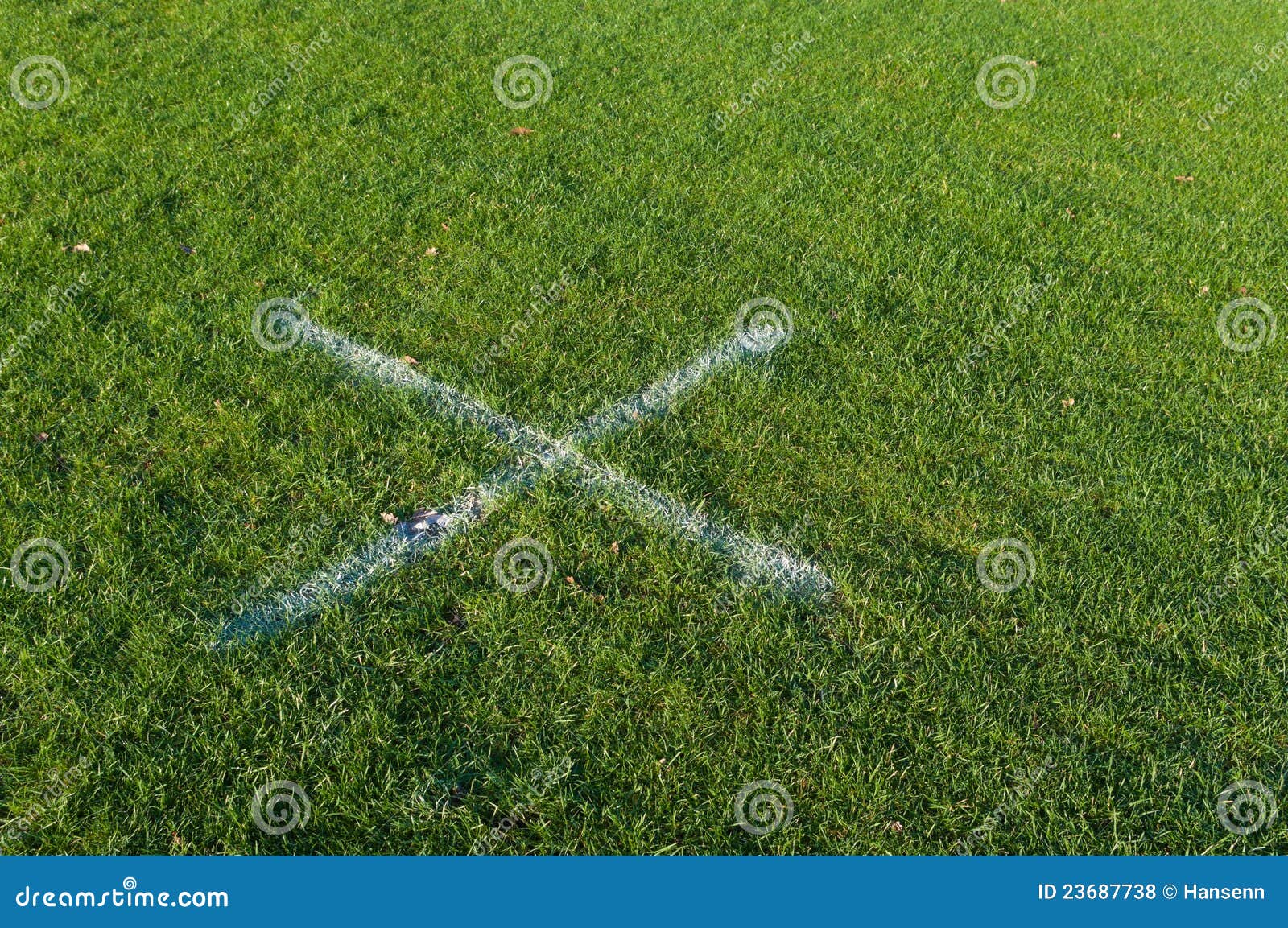 Cross in grass stock photo. Image of cross, chalk, rugby - 23687738