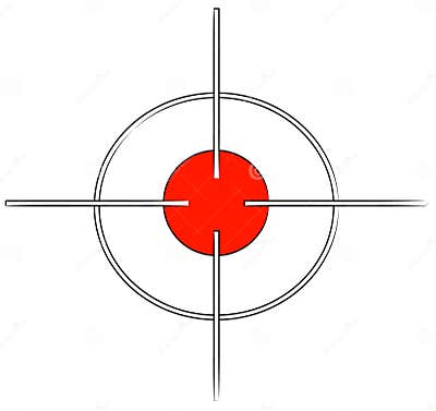 Cross hair target stock vector. Illustration of crosshair - 4531975