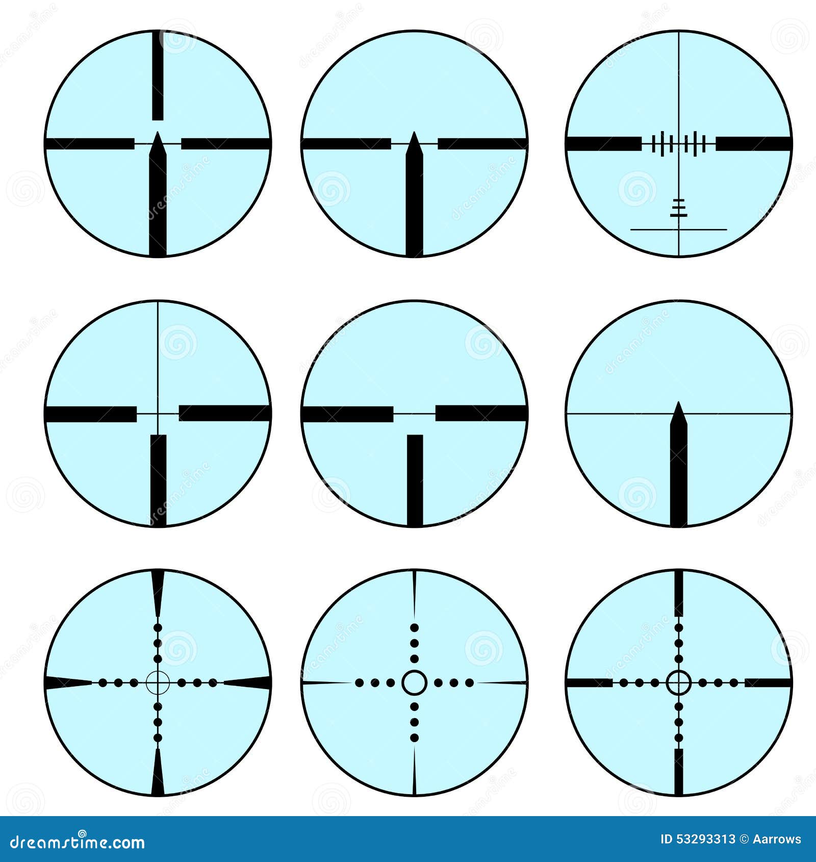 Cross-hair, Reticle, Target Mark Icon, Symbol And Logo. Accuracy ...