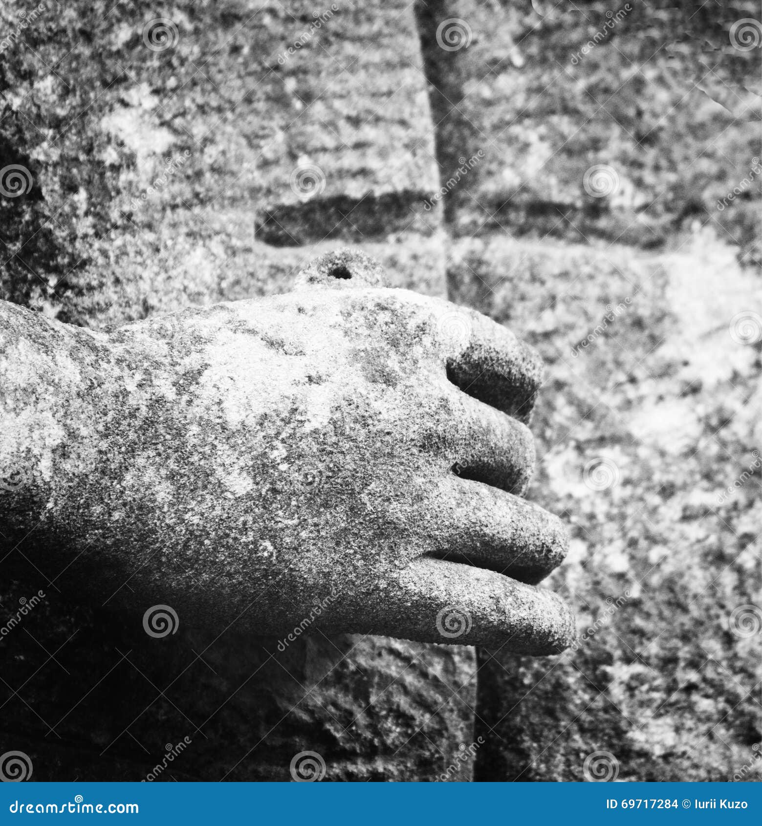 Cross in Hand (part of the Architectural Composition) Stock Photo ...