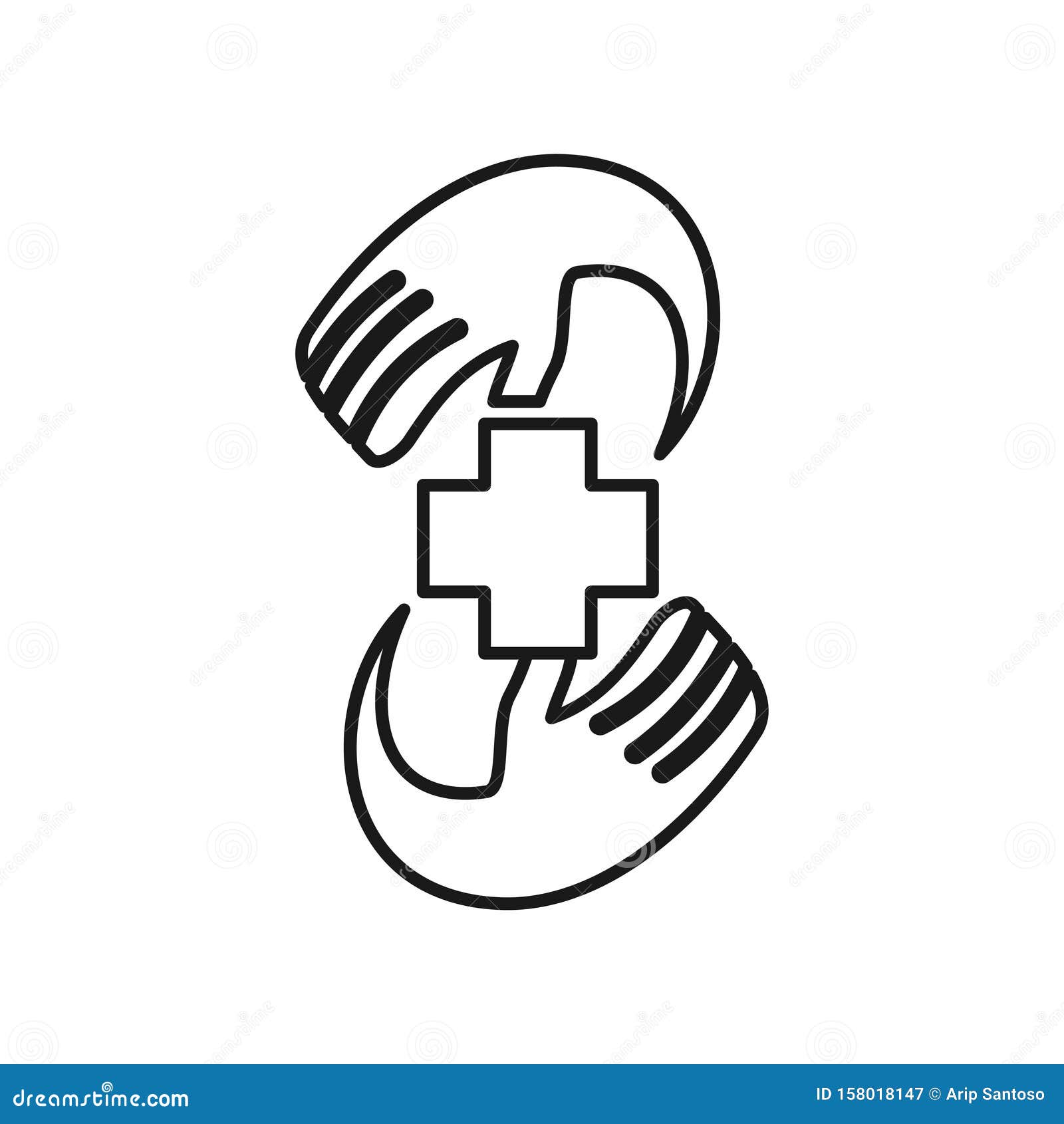 Hand Rotation Logo Design Concept Template. Fully Editable Cartoon ...