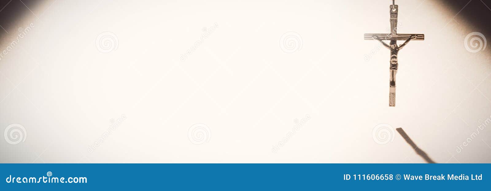 Cross casting a shadow stock photo. Image of evangelical - 111606658