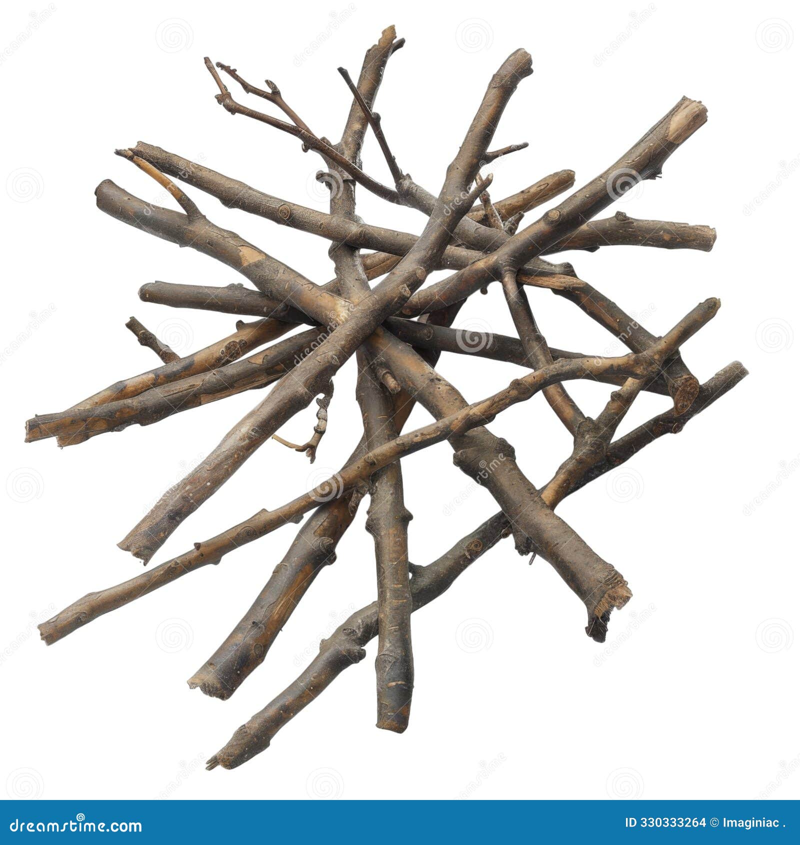 A Cross-Hatch Pattern of Intertwined Sticks Stock Photo - Illustration ...