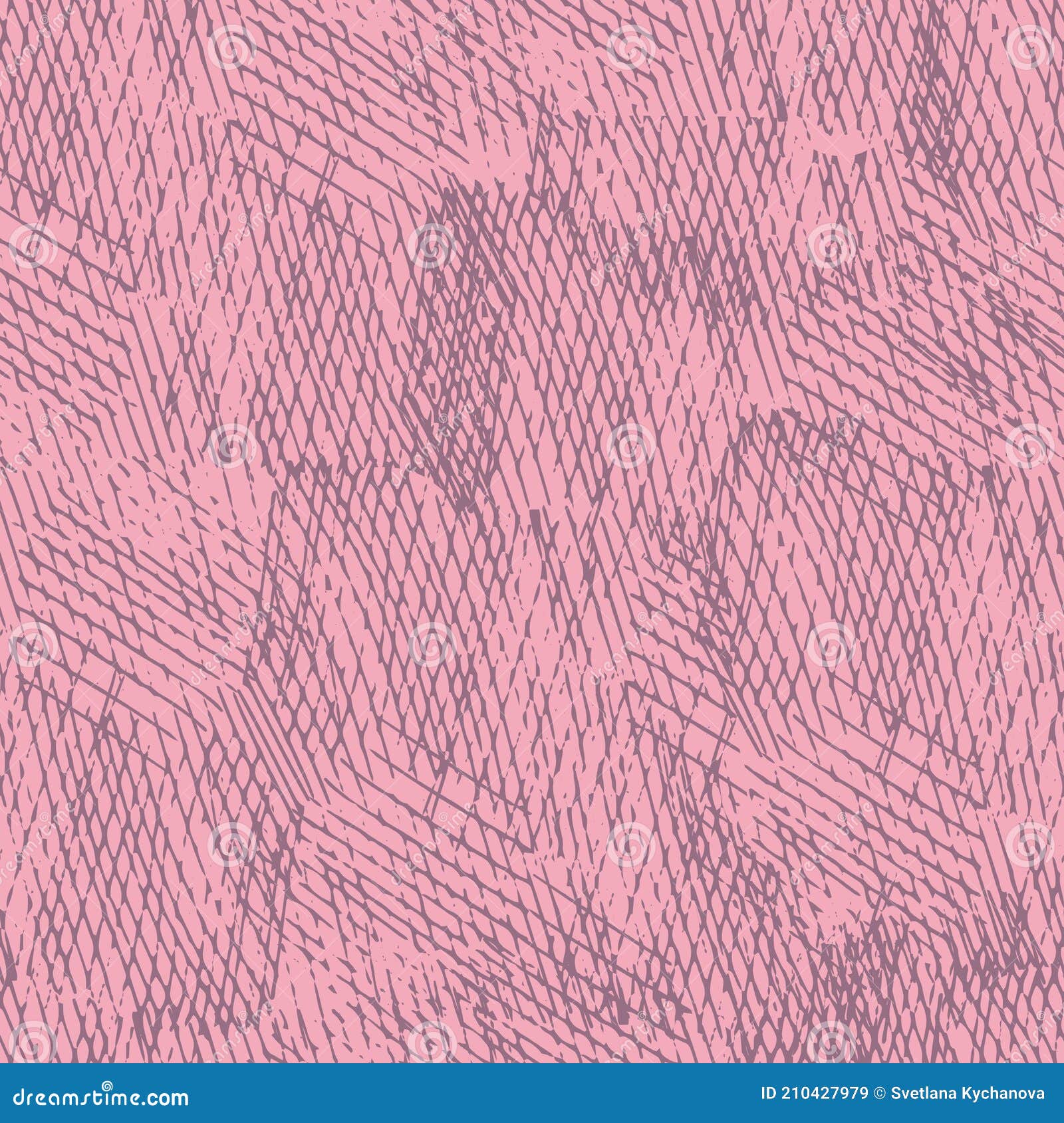 Cross-hatching Grunge Seamless Pattern in Gray and Pink Colors Stock ...