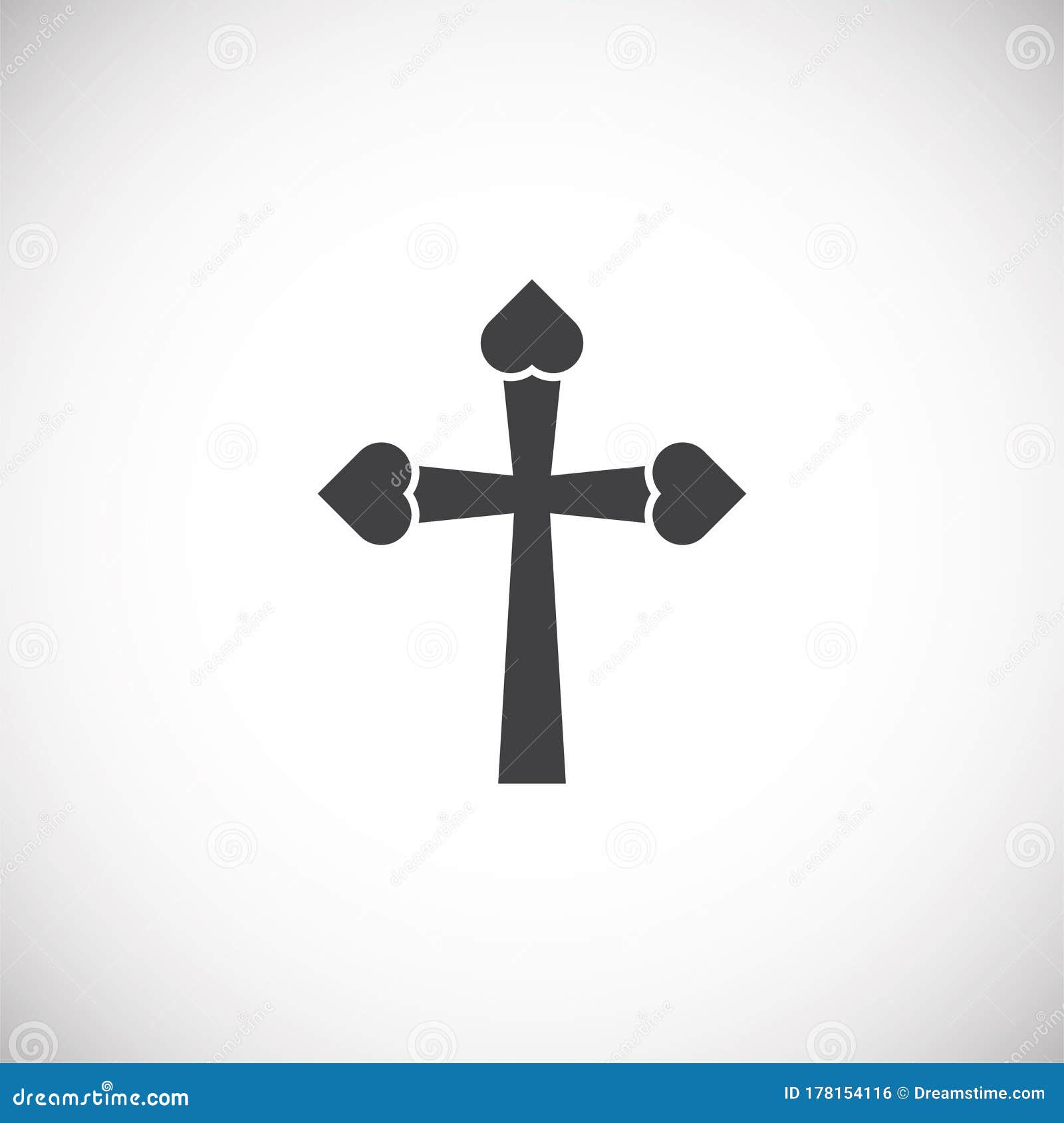 Cross Icon on Background for Graphic and Web Design. Creative ...