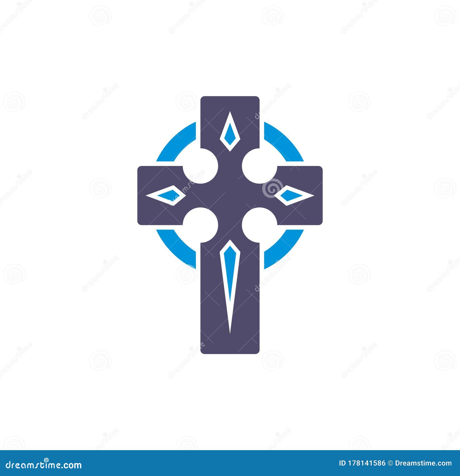 Cross Icon on Background for Graphic and Web Design. Creative ...