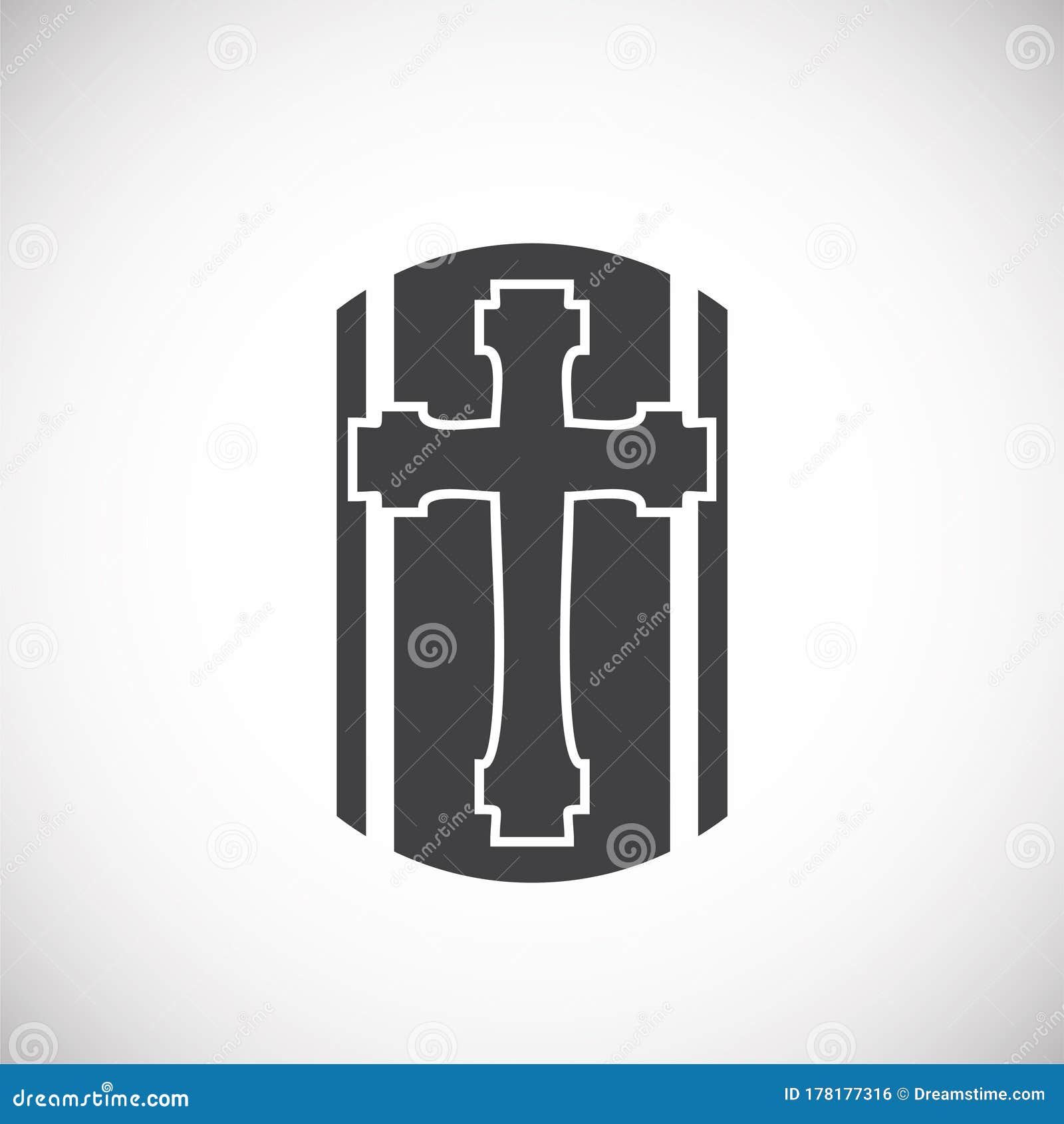 Cross Icon on Background for Graphic and Web Design. Creative ...