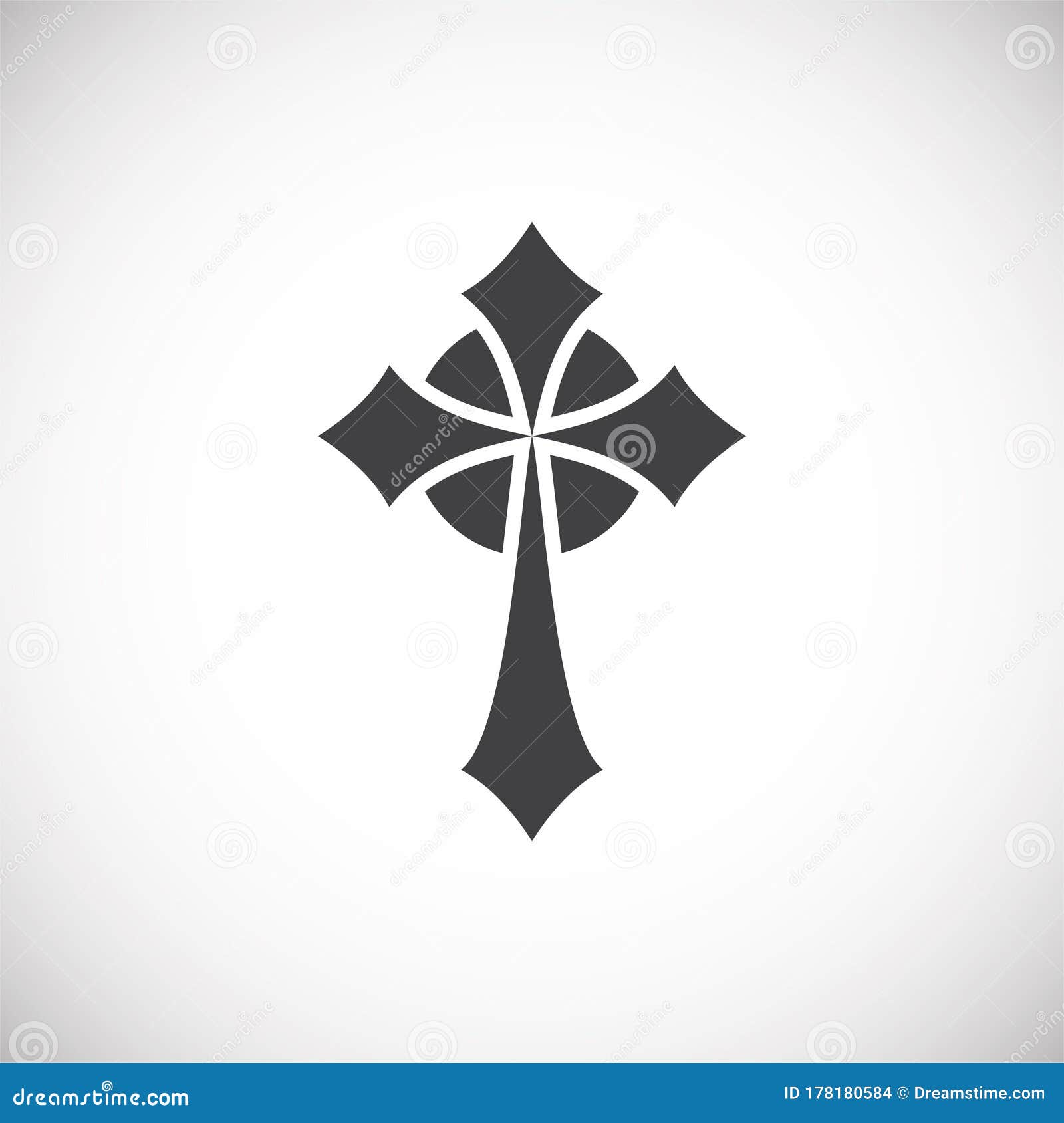Cross Icon on Background for Graphic and Web Design. Creative ...