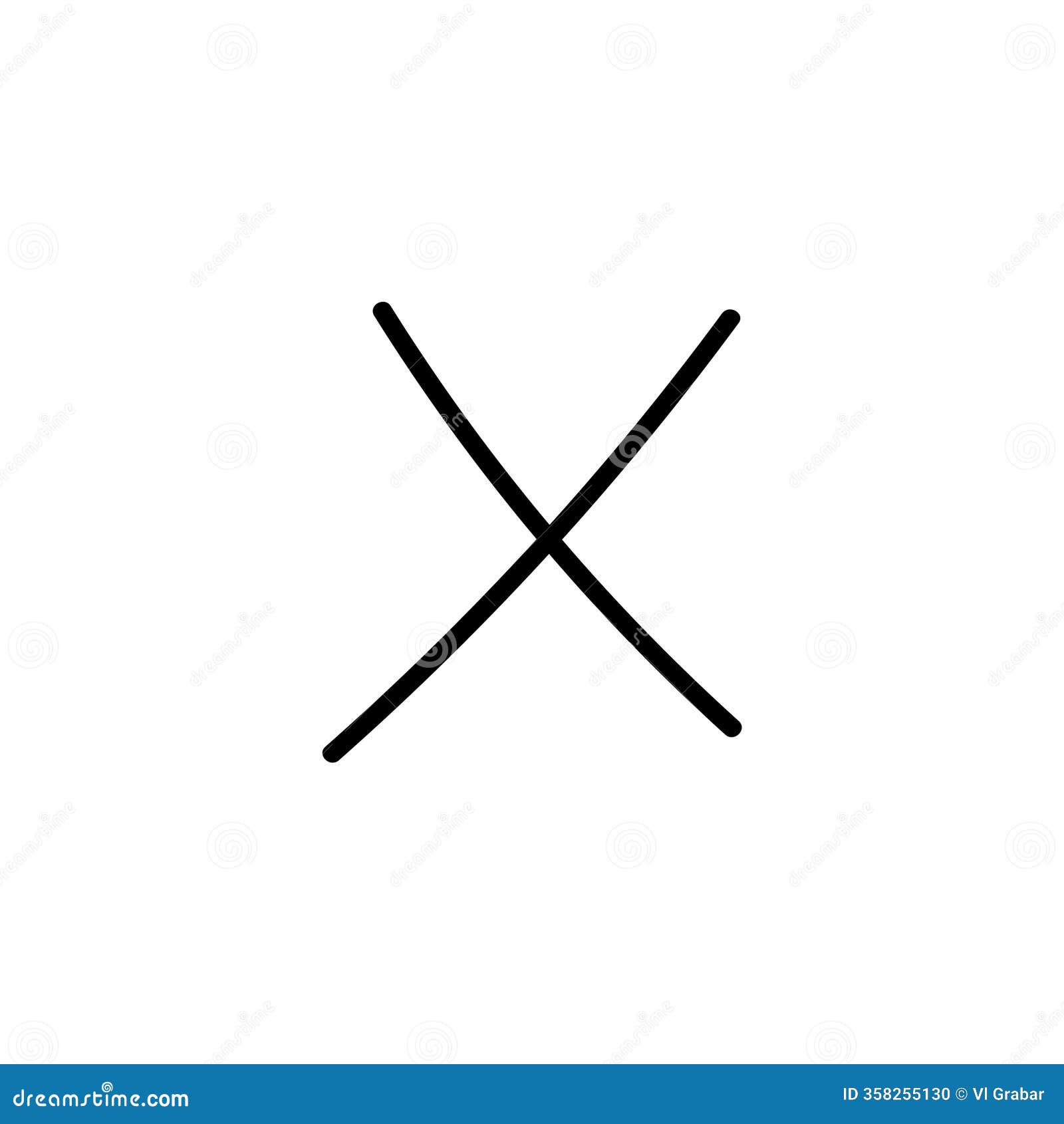 Cross Icon Flat Vector Image, Cancel Symbol Stock Illustration ...