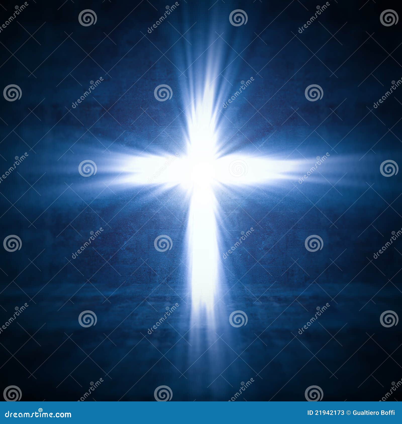 Cross light stock illustration. Illustration of religion - 21942173
