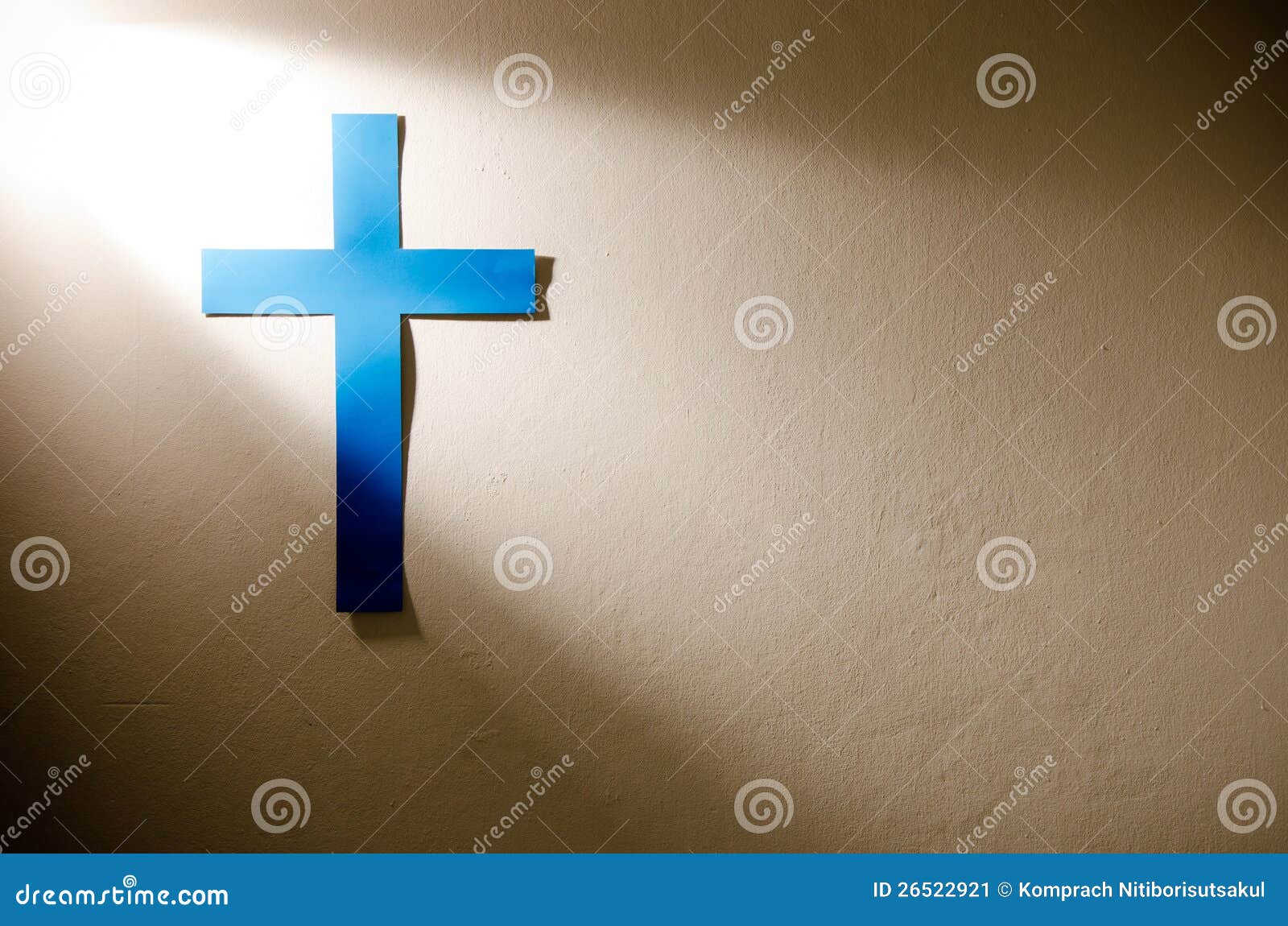 Light Blue Cross Background