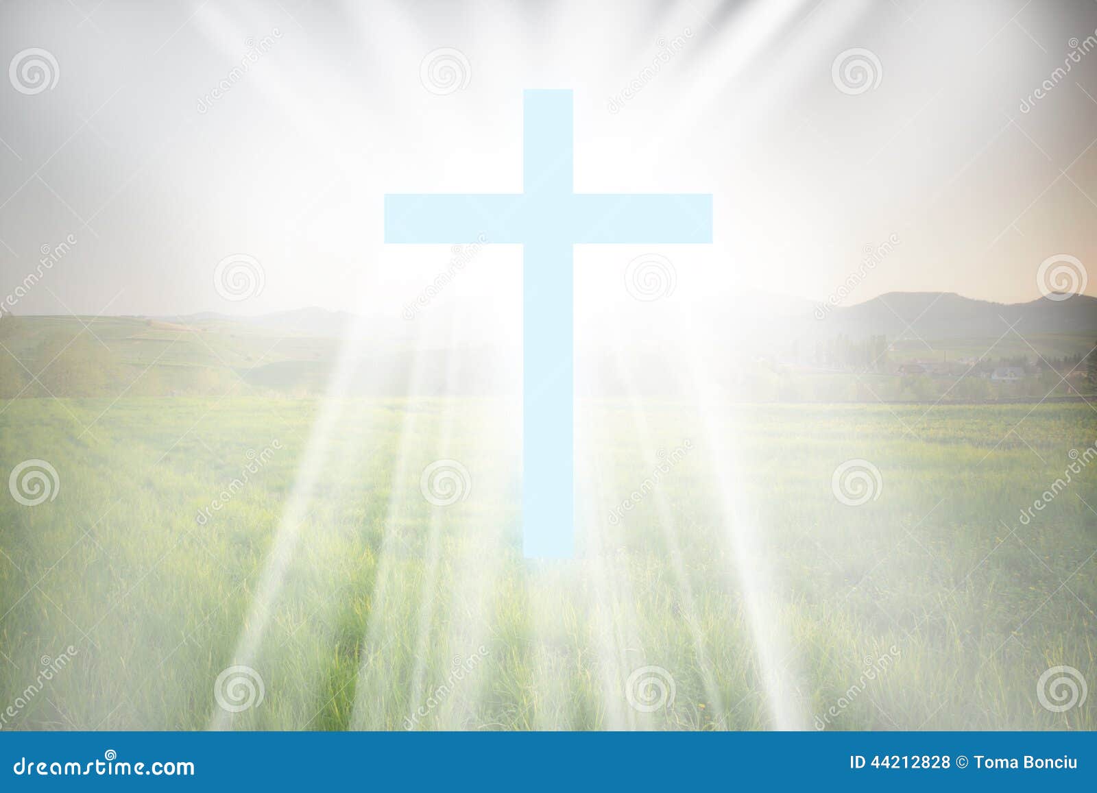 Cross of light stock photo. Image of bless, faithful - 44212828