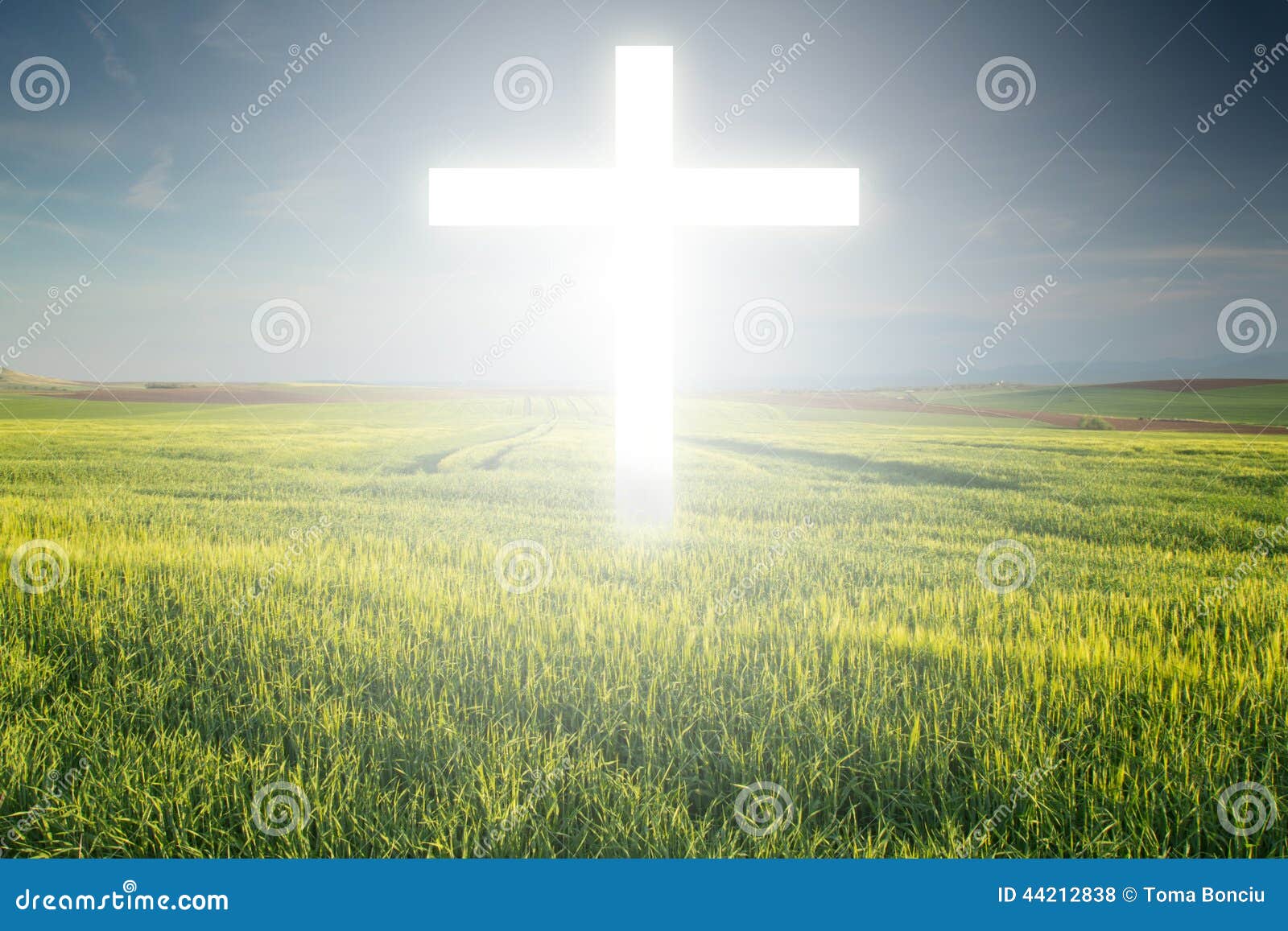 Cross of light stock photo. Image of creator, faithful - 44212838