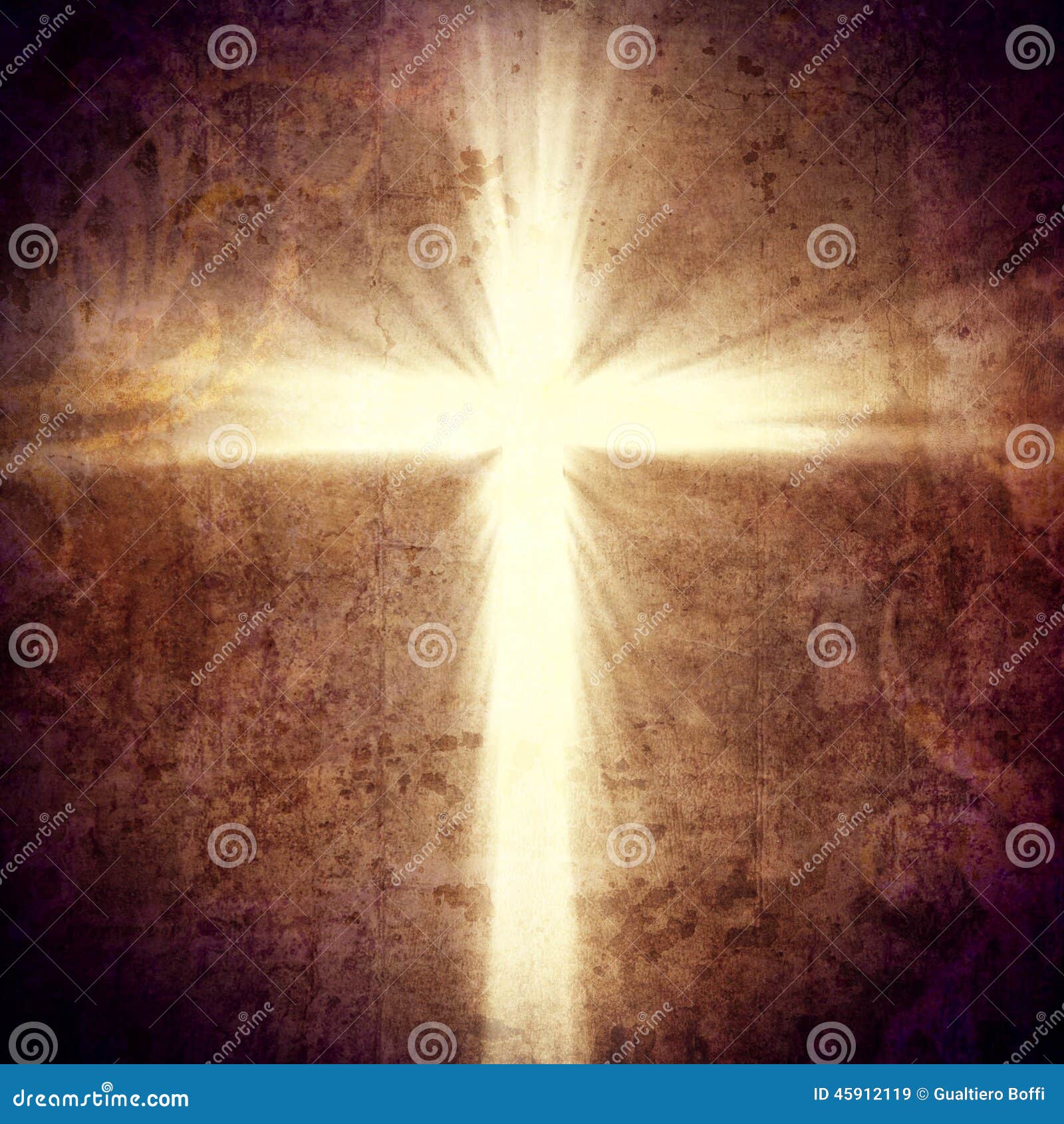 Cross light stock illustration. Illustration of faith - 45912119