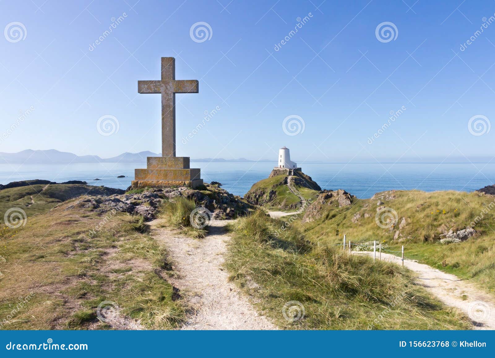 Cross and lighthouse stock photo. Image of kingdom, cross - 156623768
