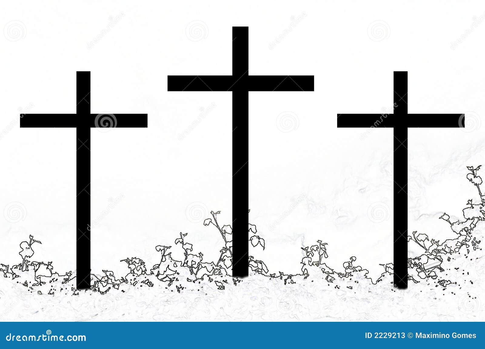 Cross Lll B&w Stock Photos - Image: 2229213