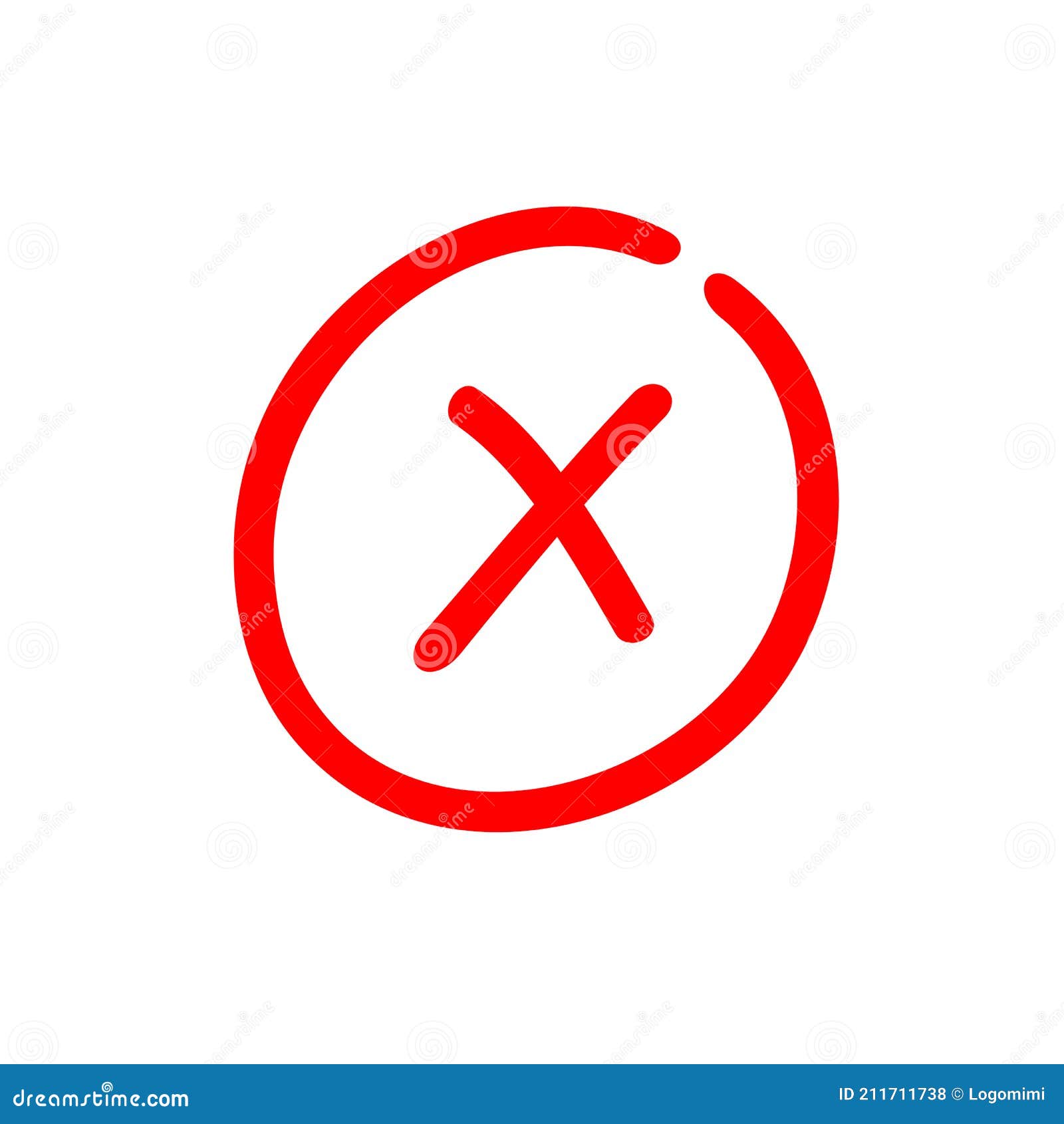 3d Icon Wrong Checkmark Box, Disapprove Or Wrong Choice Concept Royalty ...