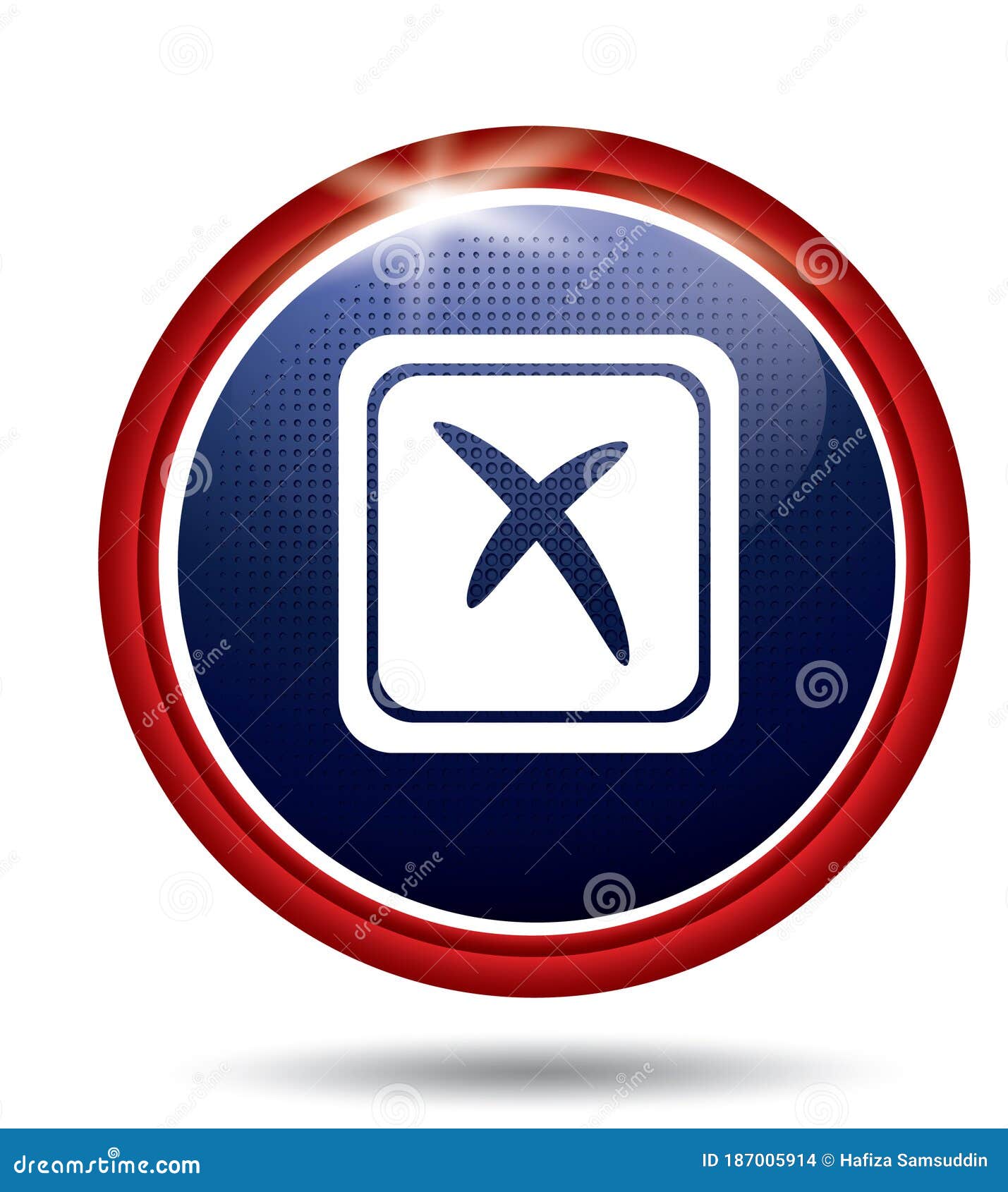 Cross Mark. Vector Illustration Decorative Design Stock Vector ...