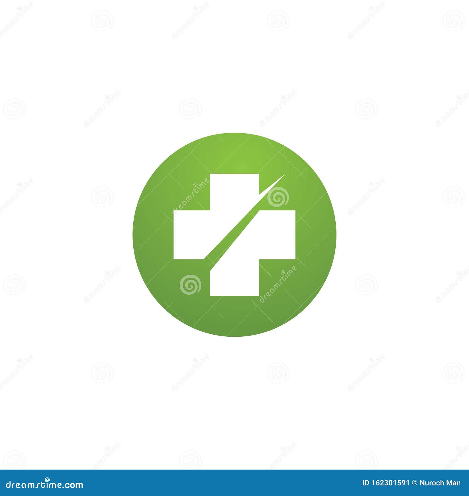 Cross Medical Hospital Logo Vector. Stock Vector - Illustration of ...