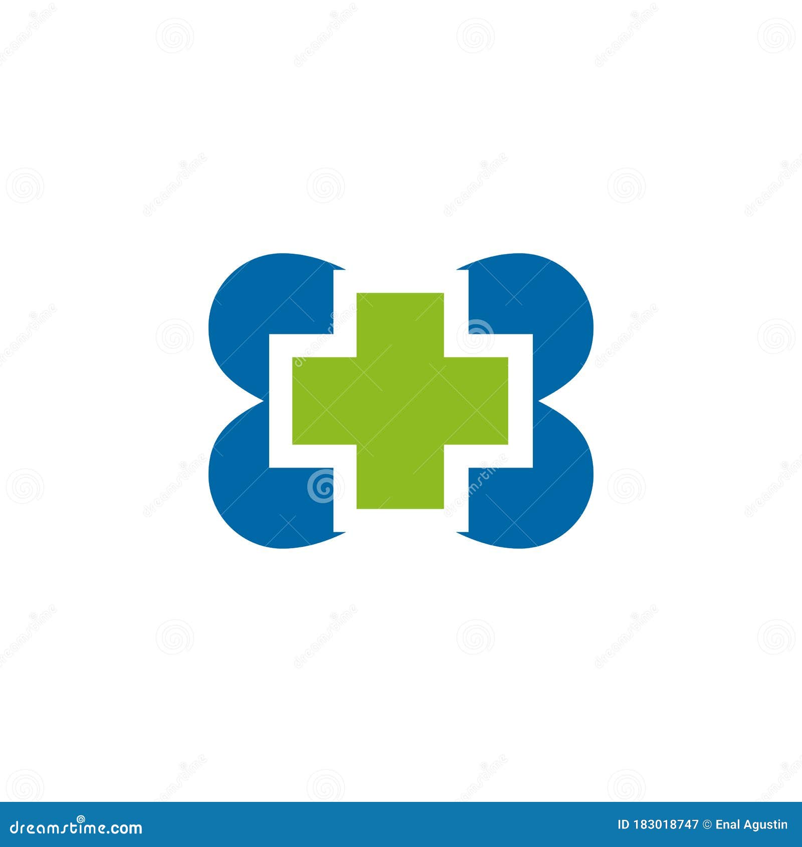 Cross Medical Sign Logo Design Template Stock Vector - Illustration of ...