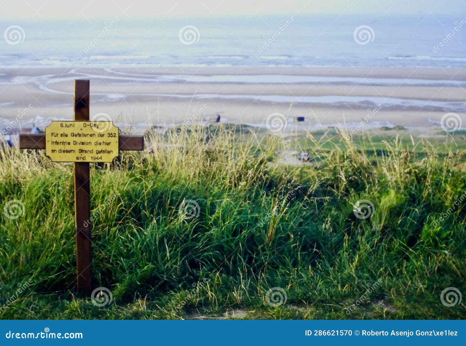 Image of the D-Day Landing Beaches and Their Cliffs Stock Photo - Image ...
