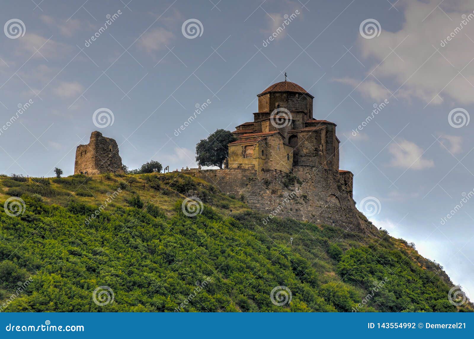 Jvari Monastery - Mtskheta, Georgia Stock Photo - Image of landmark ...