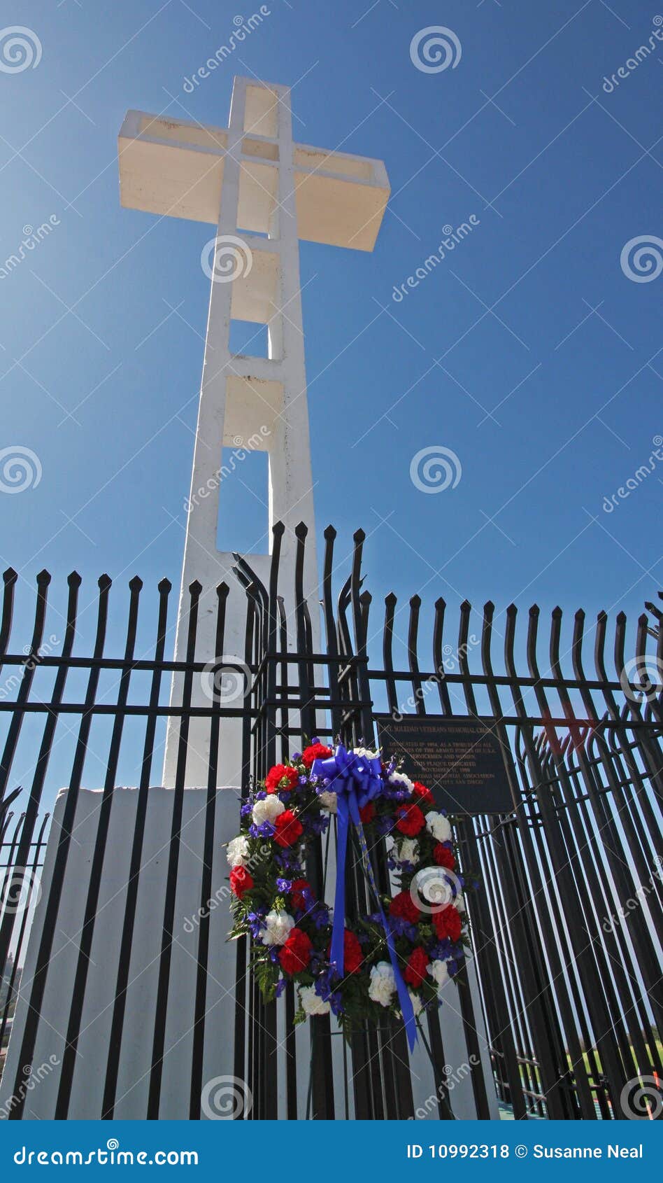 The Cross At Mt. Soledad National Veterans Memorial Park Stock Image ...