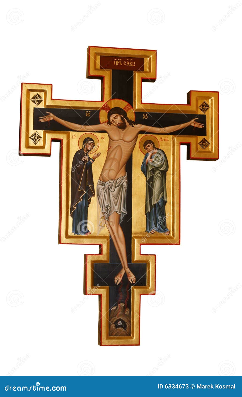 Cross Orthodox stock image. Image of prayer, isolated - 6334673