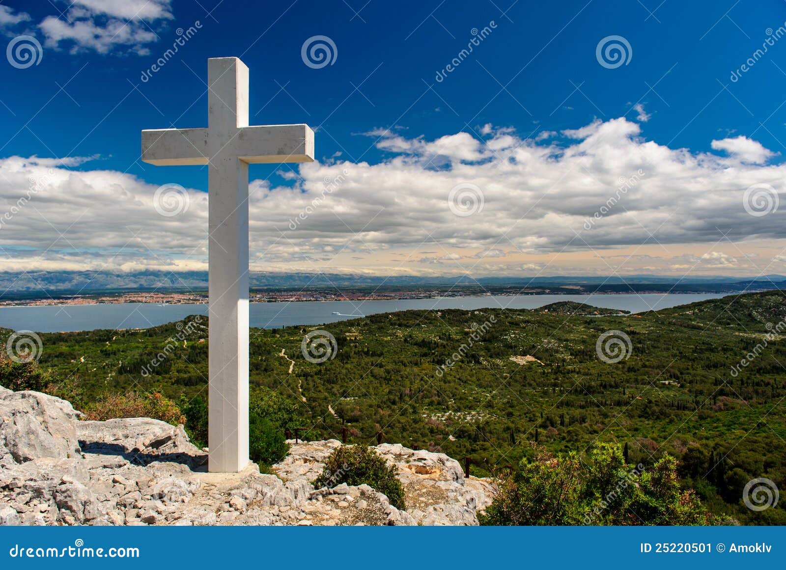 Cross outdoors stock image. Image of blue, crucify, bright - 25220501