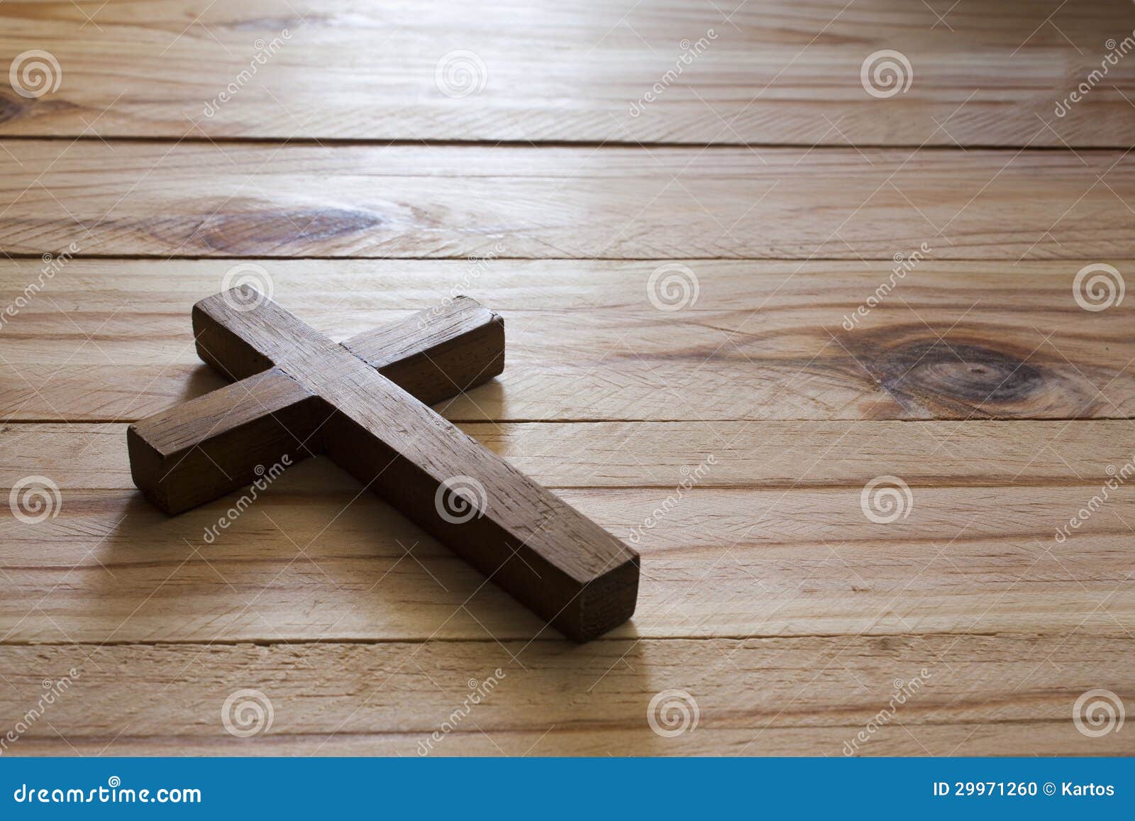 Cross over wood table stock photo. Image of book, isolated - 29971260