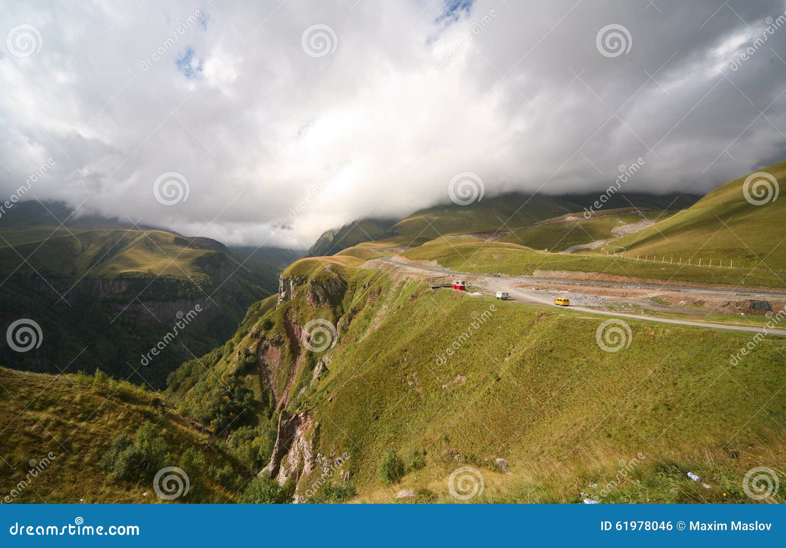 Cross Pass Daryal Gorge Georgia Stock Photos - Free & Royalty-Free ...