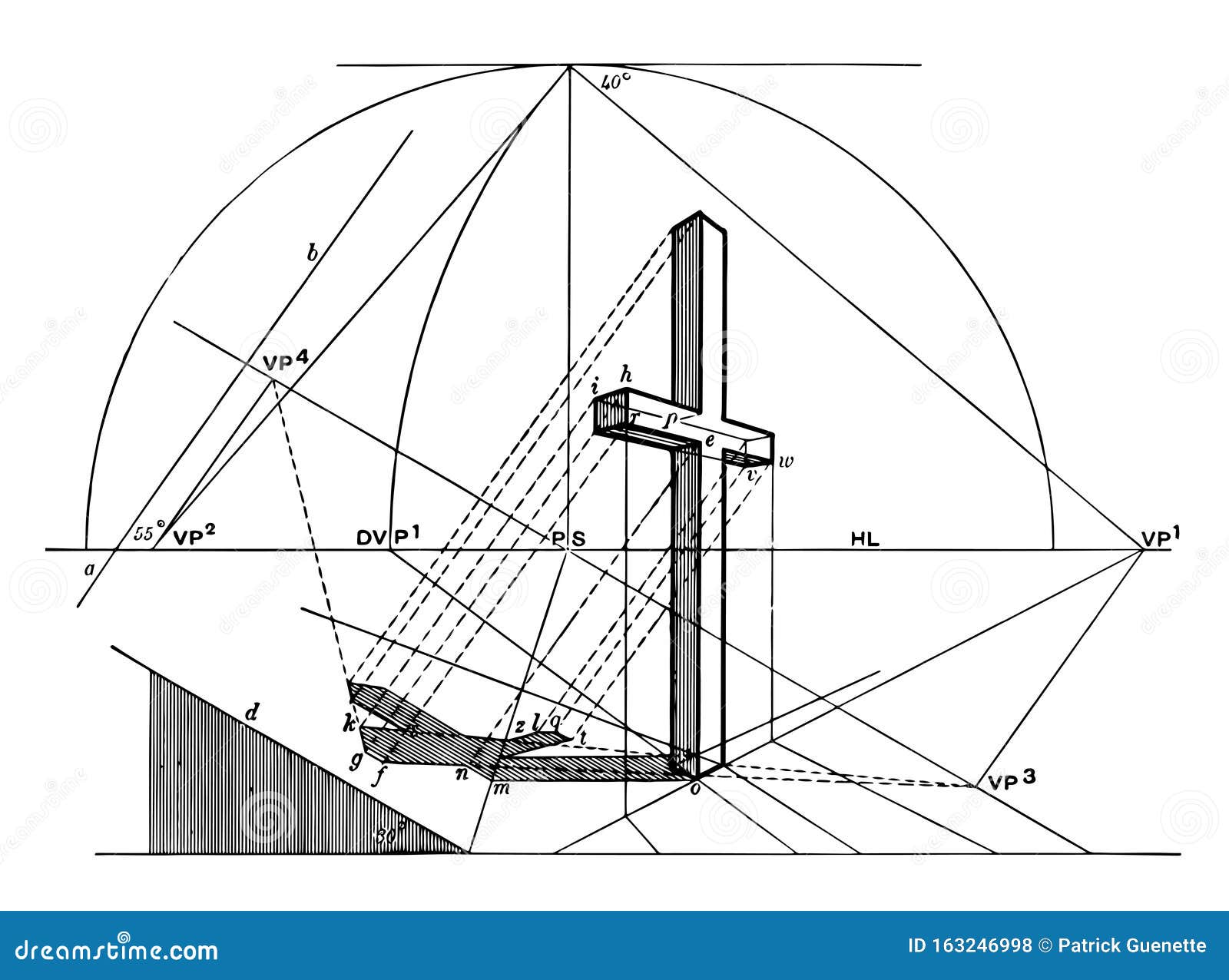Cross Perspective, Position in Relation To Each Other, Vintage ...