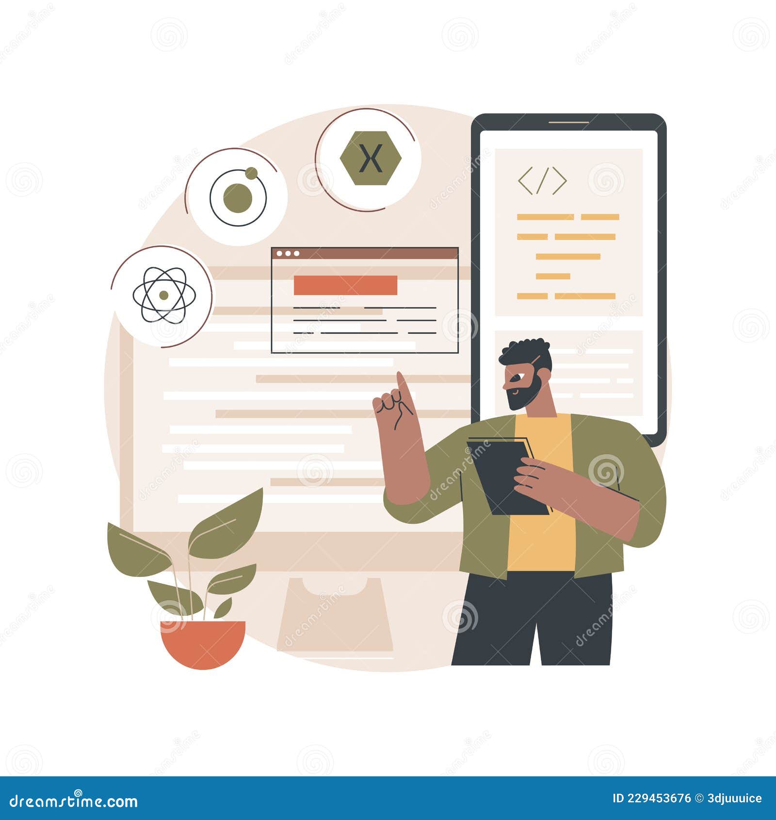 ESG Frameworks Infographic Concept For Slide Presentation With Circle ...