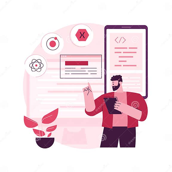 Cross Platform Frameworks Abstract Concept Vector Illustration Stock Vector Illustration Of 2208