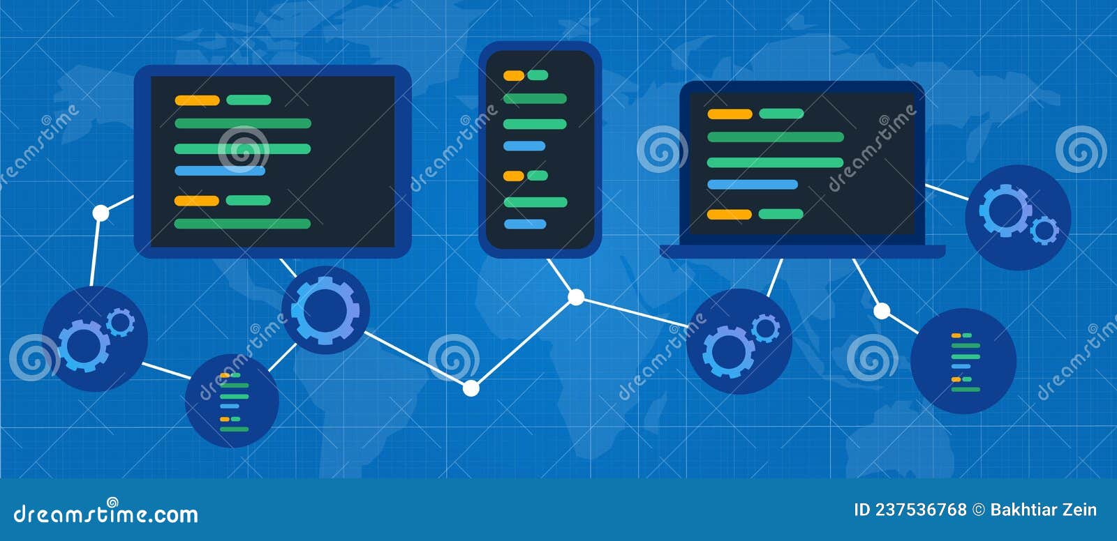 Cross Platform Icon Vector Illustration | CartoonDealer.com #142166958